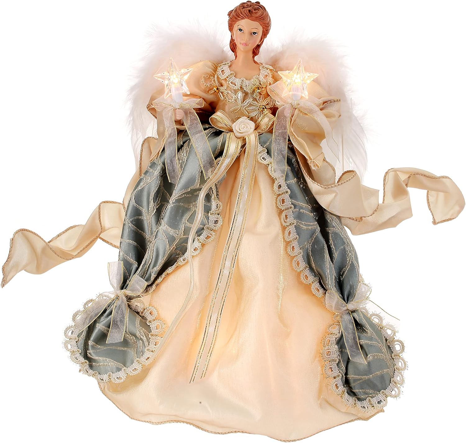 Amazon.com: Regency International UL Lit Trinity Christmas Tree Angel ...