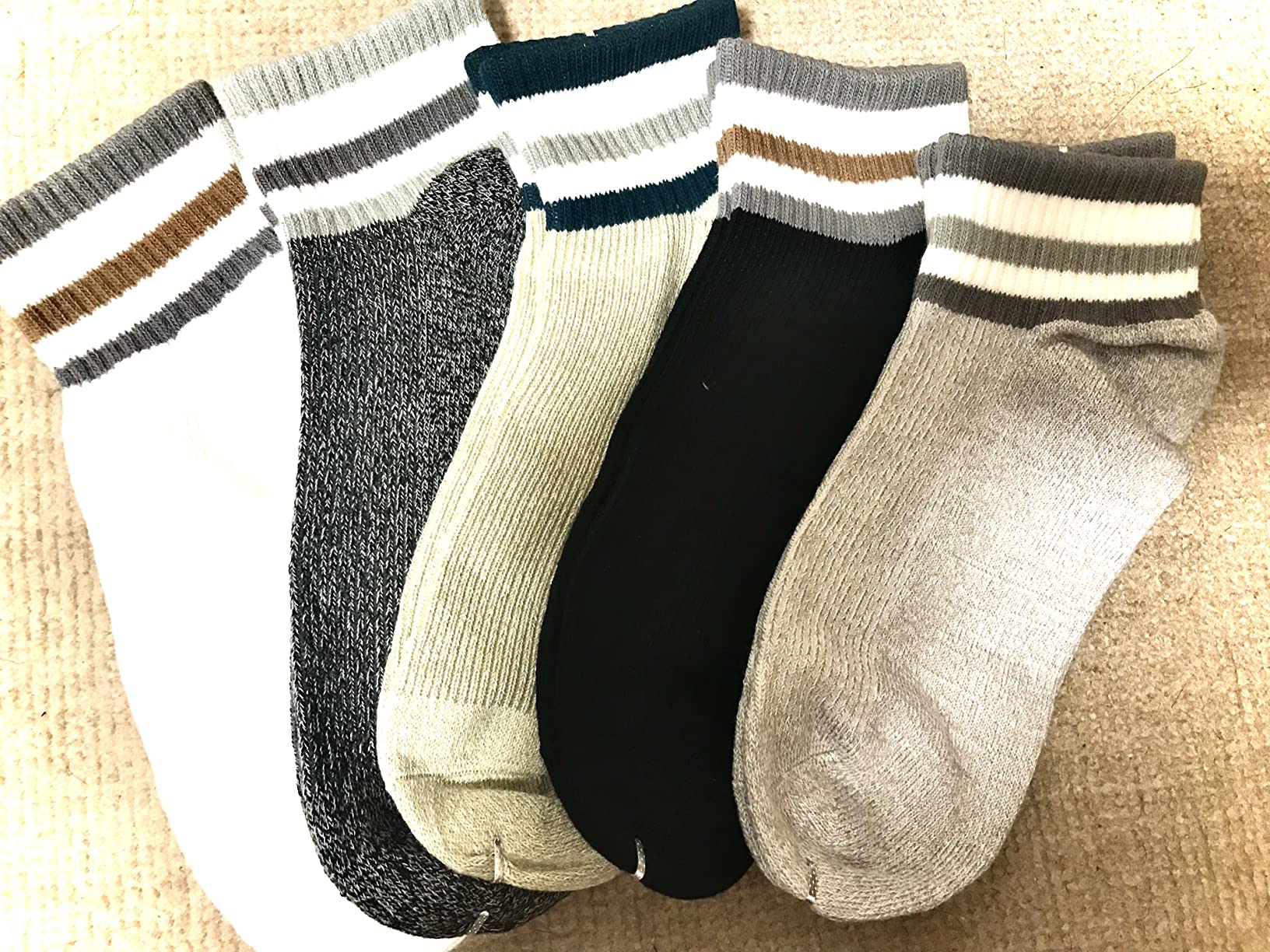 Amazon | [DAMILY] 靴下 メンズ くるぶしソックス 夏 スポーツ 薄手 脱げない靴下 おしゃれくつした メッシュ 綿 ショートソックス スニーカーソックス 通気 カジュアル ...