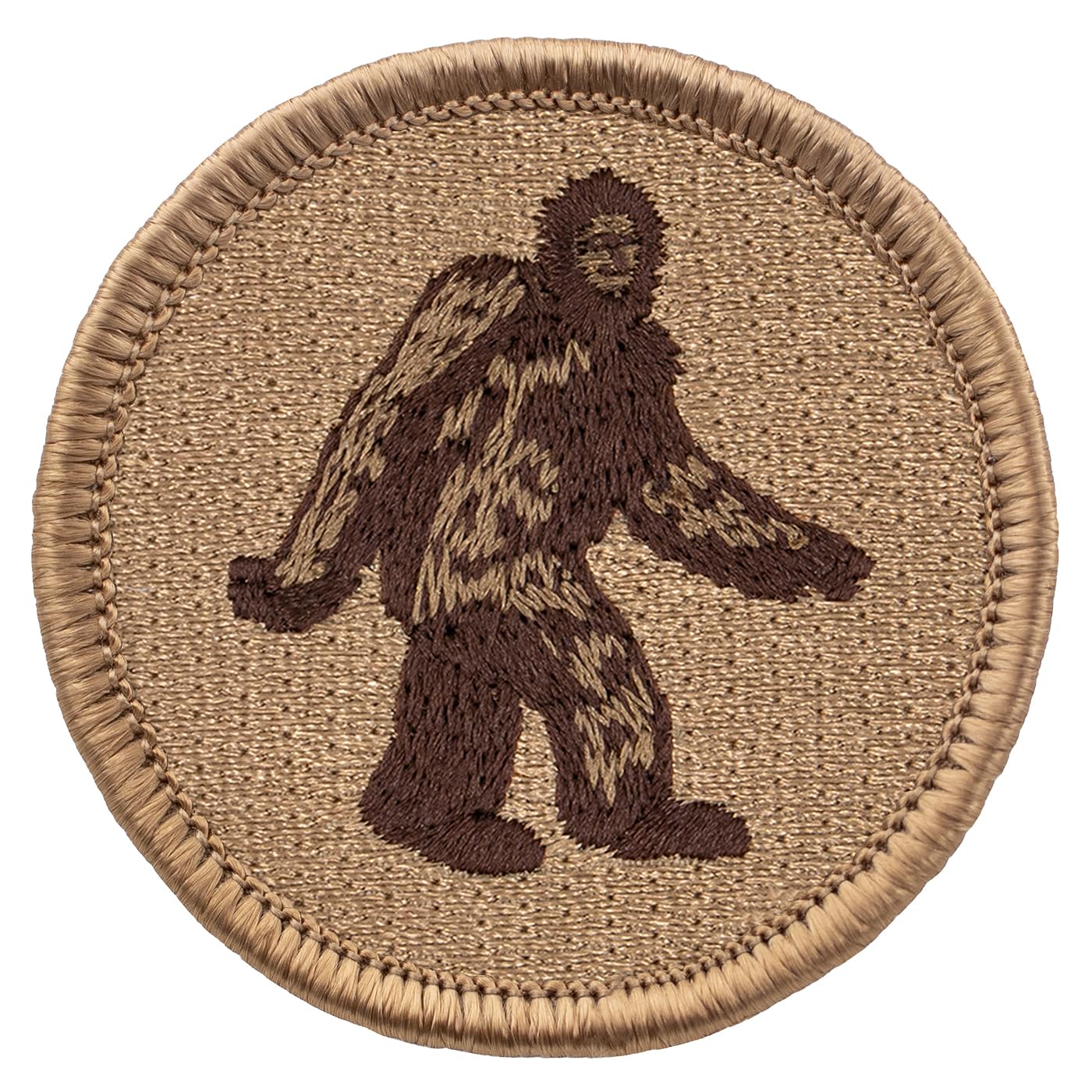 Amazon.com: Bigfoot Patrol Patch - 2" Diameter Round Embroidered Patch ...