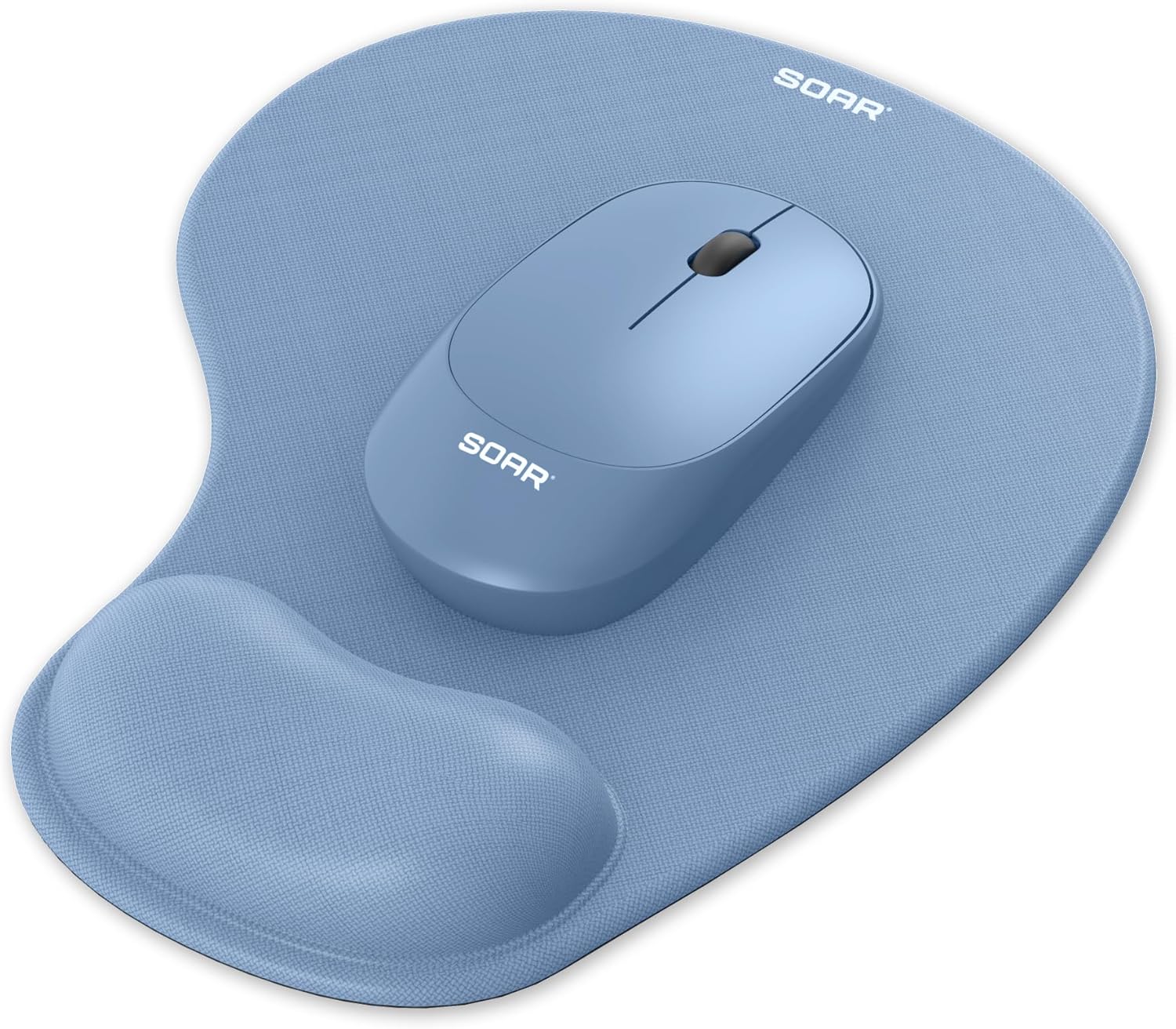 Amazon.com: SOAR Wireless Mouse and Mouse Pad, Blue : Office Products