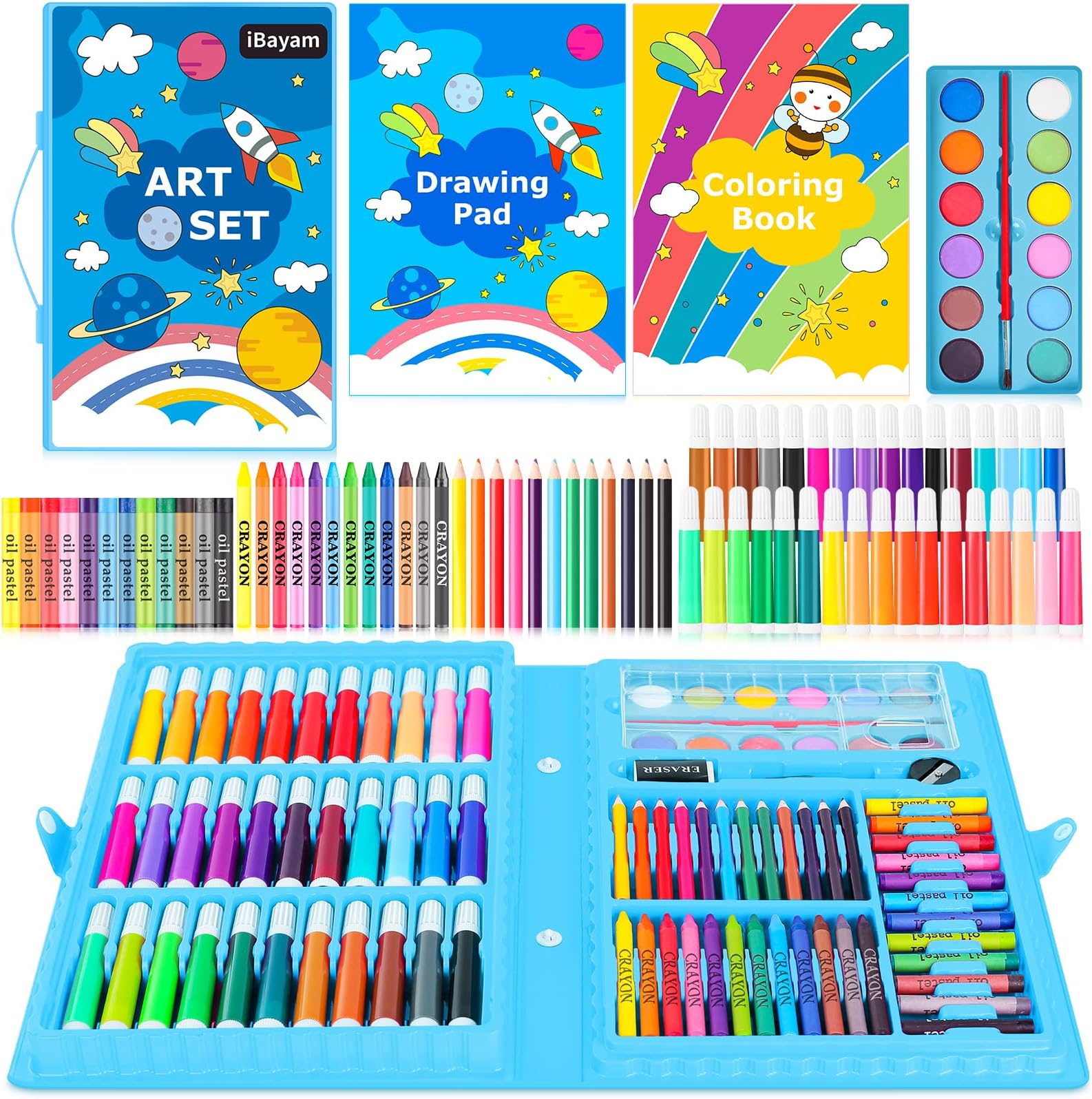 Amazon.com: iBayam Stocking Stuffers for Kids, 149-Pack Drawing Kit ...