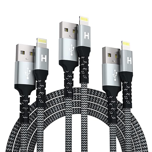 iPhone Ladekabel [Apple MFI zertifiziert] 3Pack 2m 3m iPhone Ladekabel ...