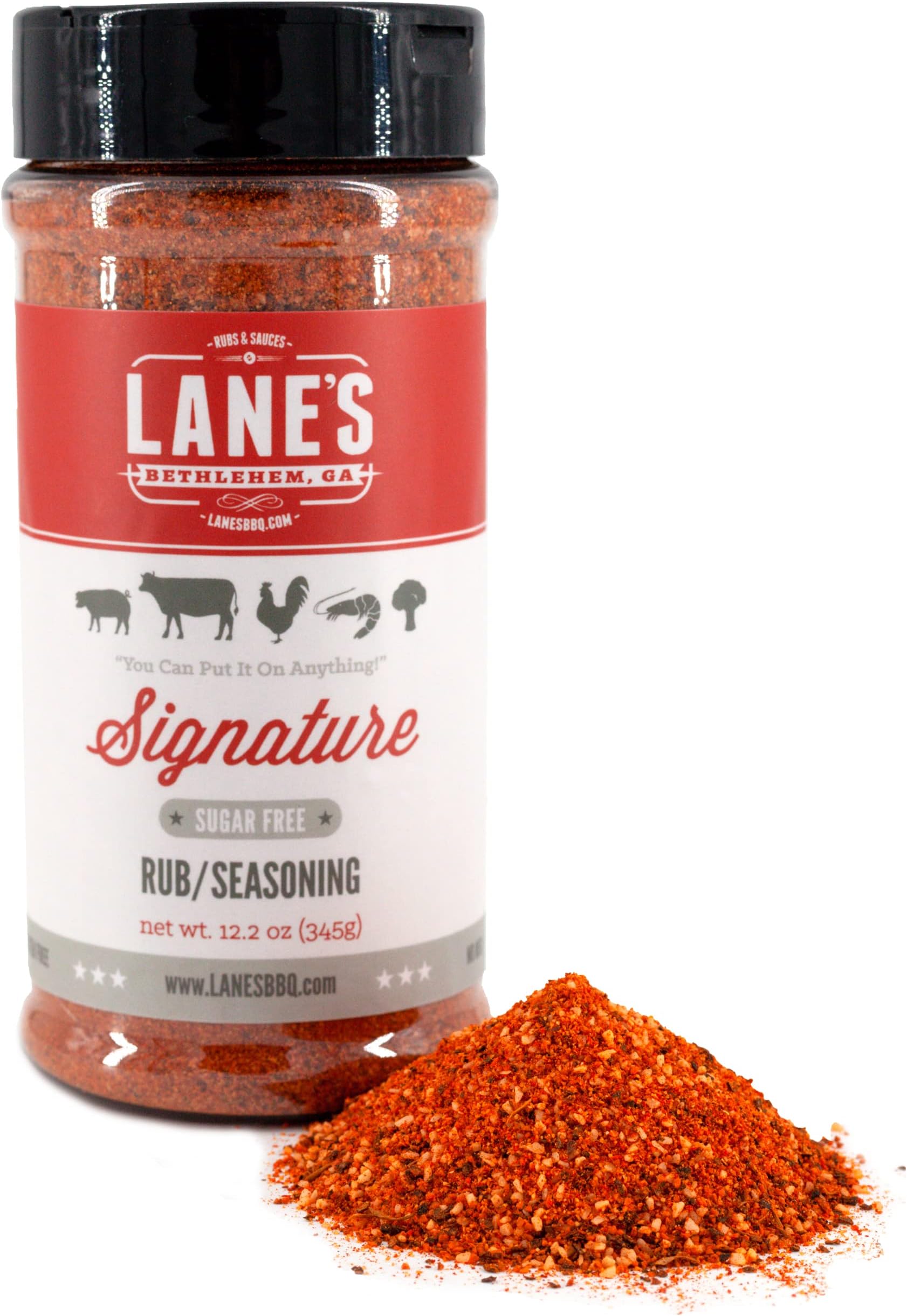 Amazon.com : Lane's Sweet Heat Rub and Seasoning- Sweet and Spicy Rub ...