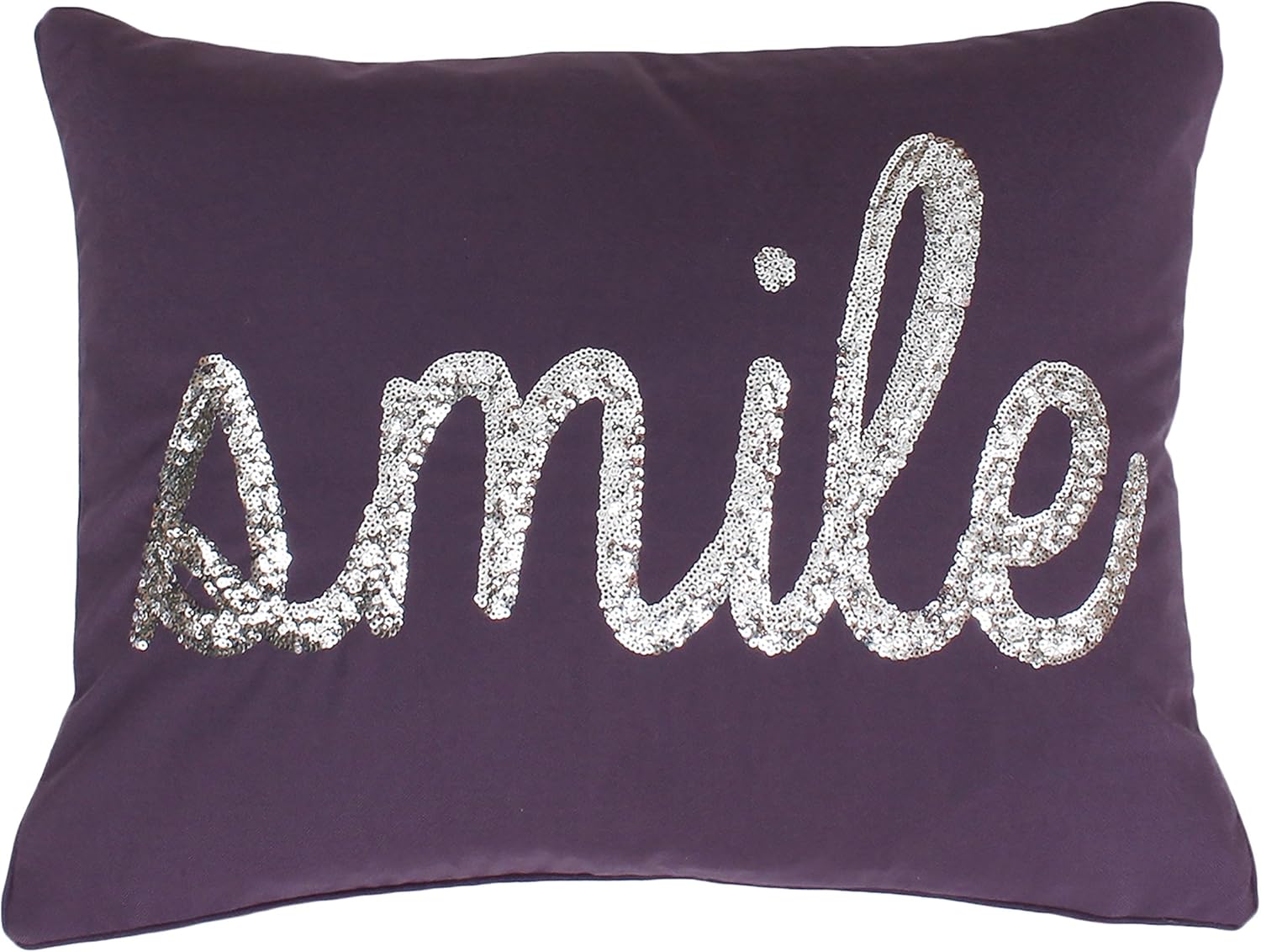 Amazon.com: Thro by Marlo Lorenz TH008462022E Smile Sequin Script Faux ...