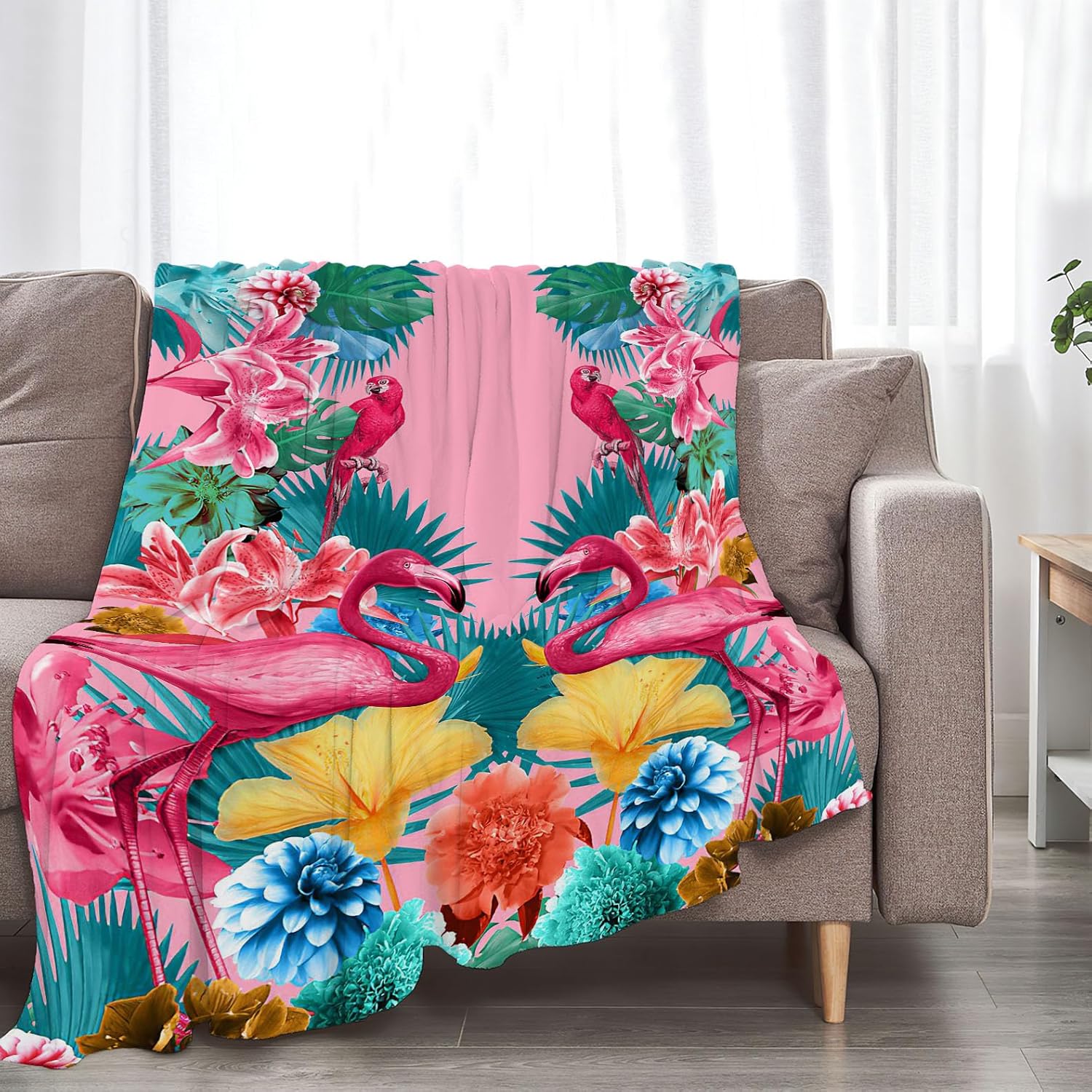 Amazon.com: Flamingo Blanket Flamingo Gifts for Girl Men Flamingo Throw ...