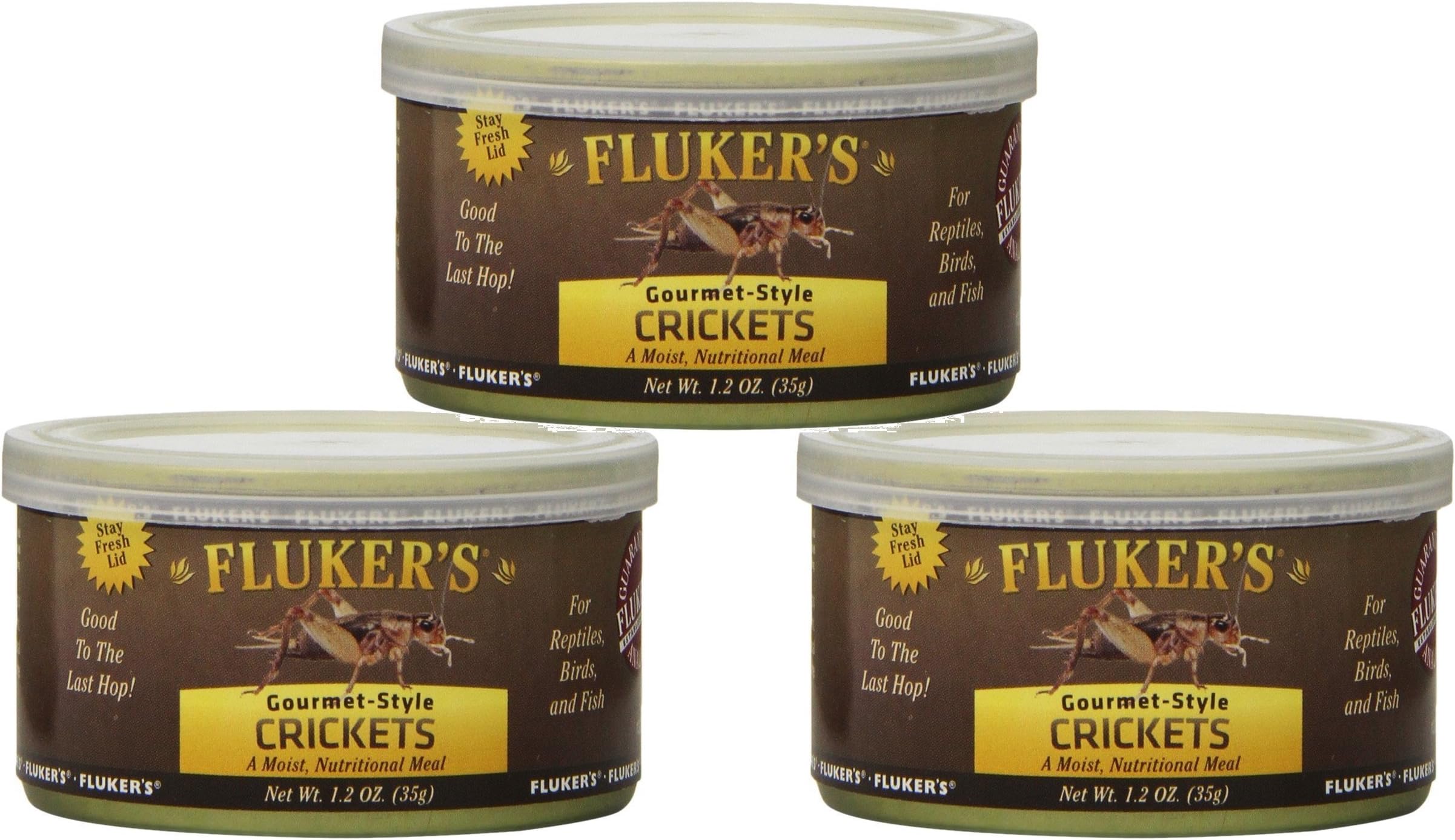 Amazon.com : Fluker's Gourmet Canned Crickets 1.2oz (3 Pack) : Pet Supplies
