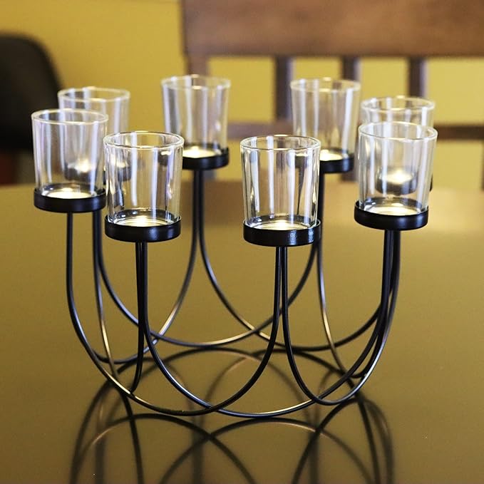 Amazon.com: Seraphic Iron Round Table Decor Centerpiece Decorations ...
