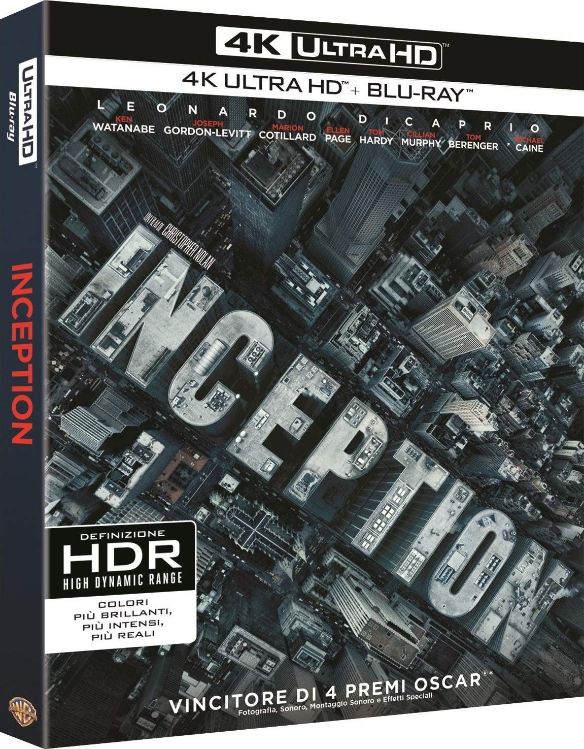 Inception 4K Blu-ray [ [3 Disc Special Edition]-REGION FREE [Blu-ray ...