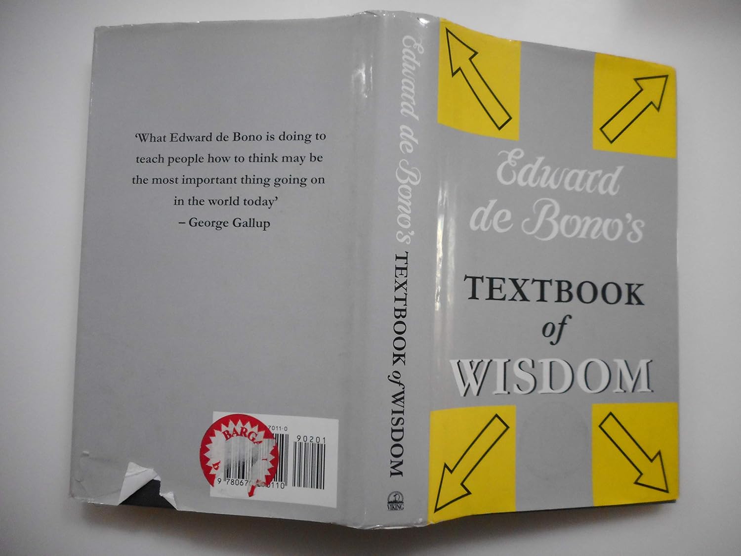 Amazon.com: Edward de Bono's Textbook of Wisdom: 9780670870110: Edward ...