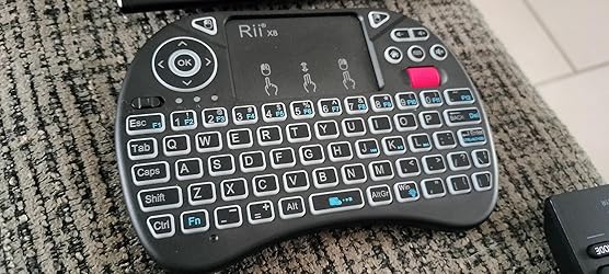 Amazon.com: Rii Mini Wireless Keyboard, i8X Portable 2.4GHz Wireless ...