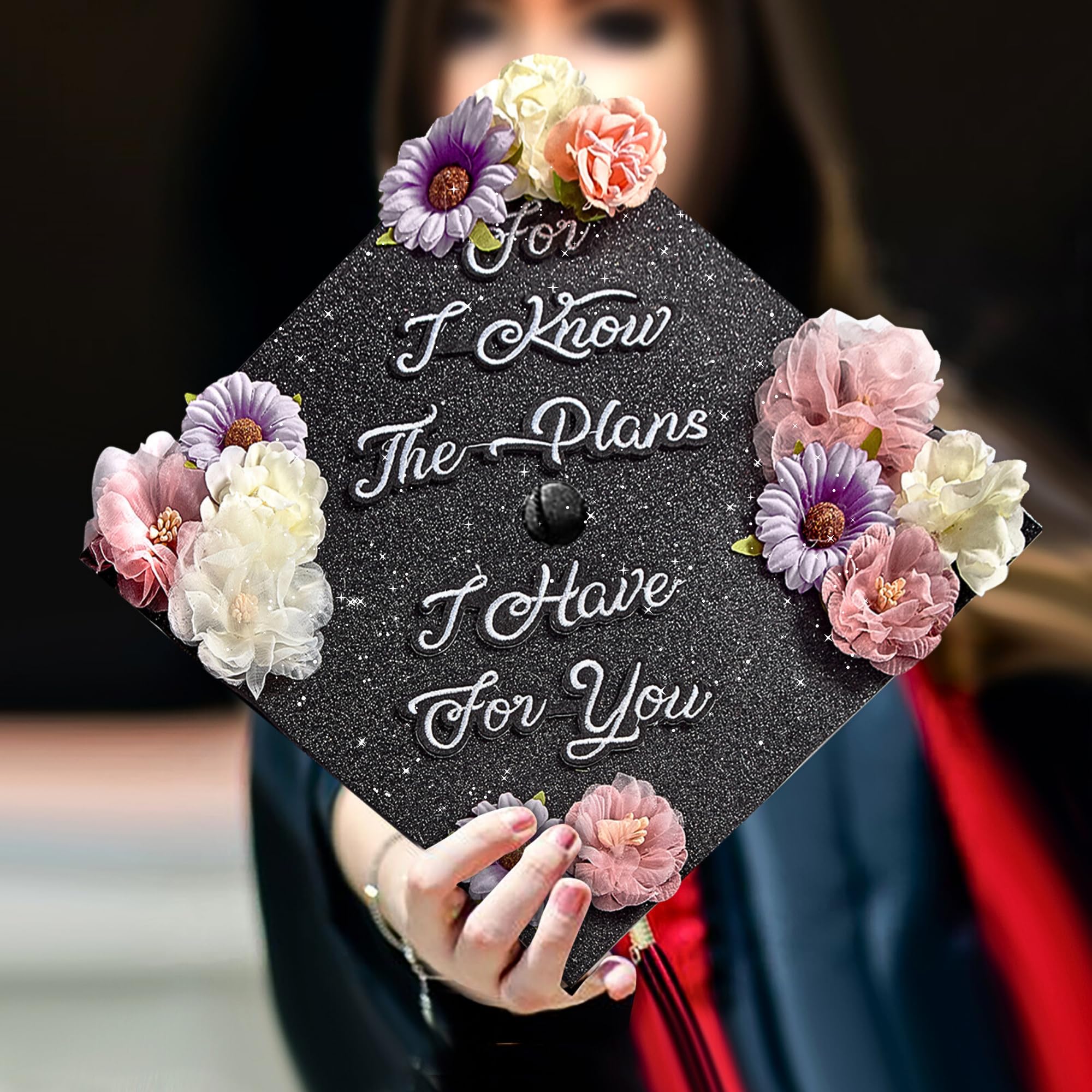 Snapklik.com : GRADWYSE Once Upon A Time Handmade Graduation Cap Topper ...