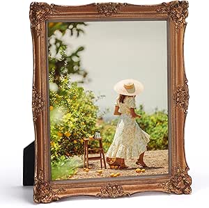 Giftgarden 8x10 Vintage Picture Frame Bronze Gold, Antique Ornate 8 by ...