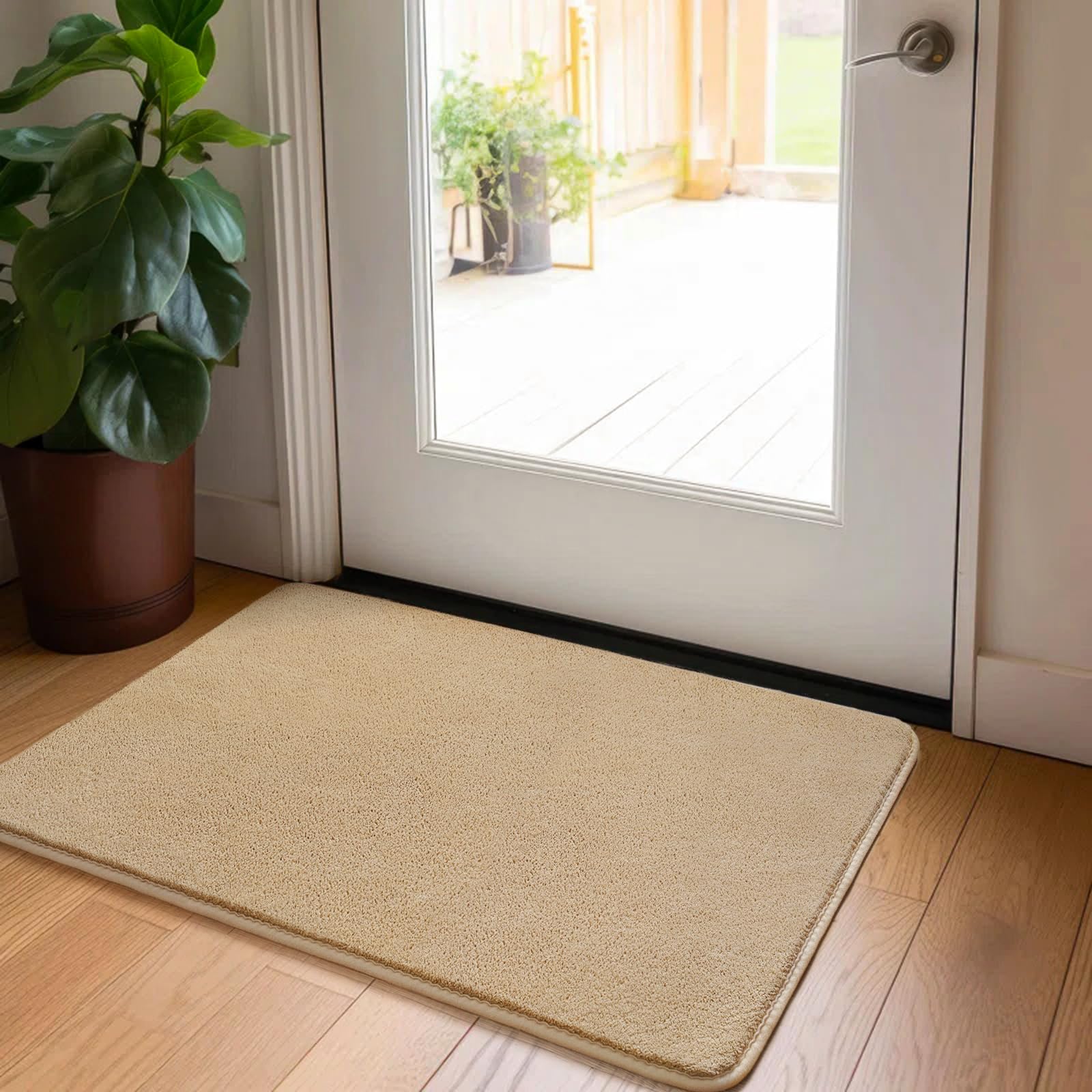 Amazon.com: HOMORE 2x3 Entryway Rug, Small Beige Rugs for Bedroom ...