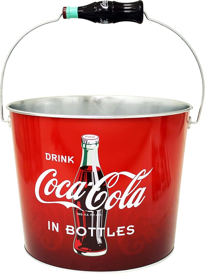 Amazon.com: The Tin Box Company Coca Cola Large Galvanized Beverage ...