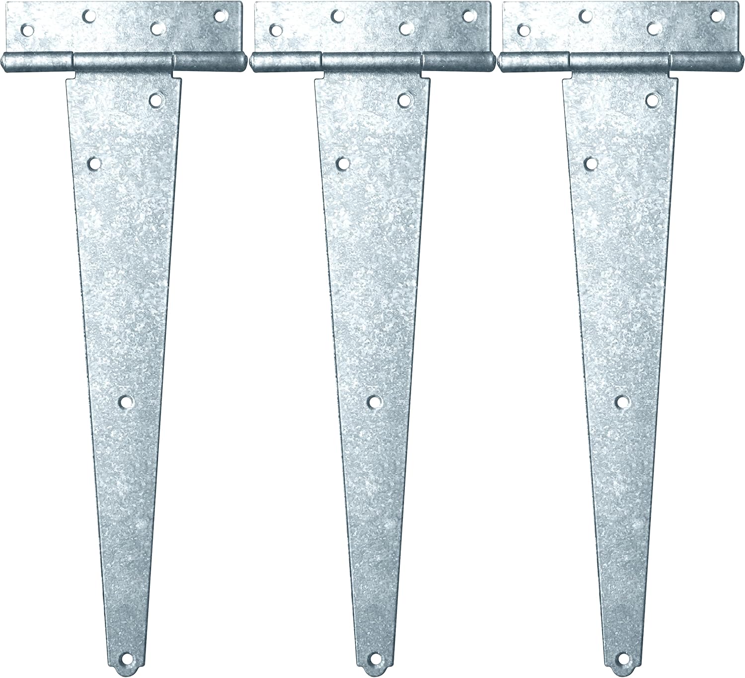 Gate Hinges Heavy Duty - Zinc Tee Hinges for Wooden Door Gate - Easy to ...