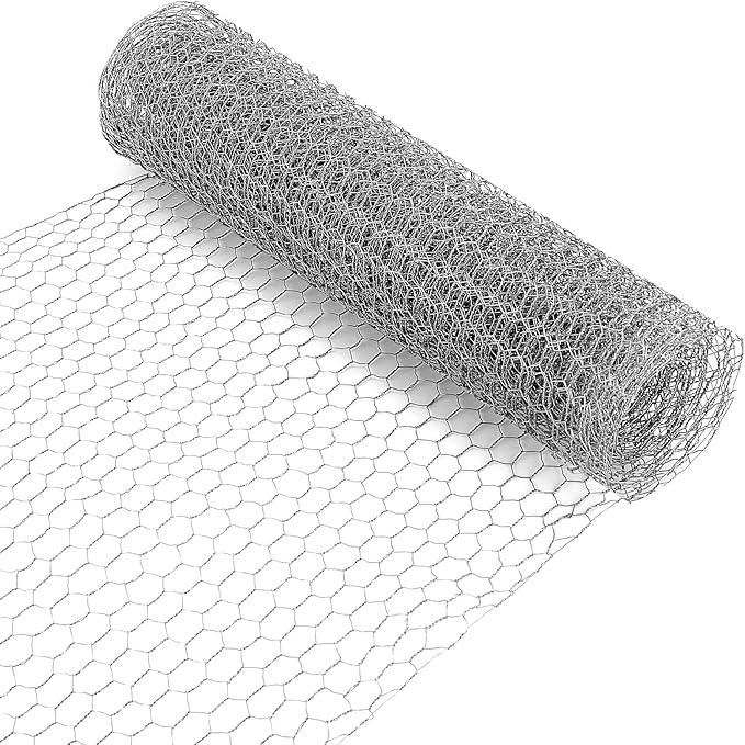 Chicken Wire Mesh Roll, Chicken Wire Fencing Net for DIY Craft Projects ...