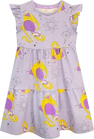 Amazon.com: Disney Girls Tangled Princess Rapunzel Dress: Clothing ...