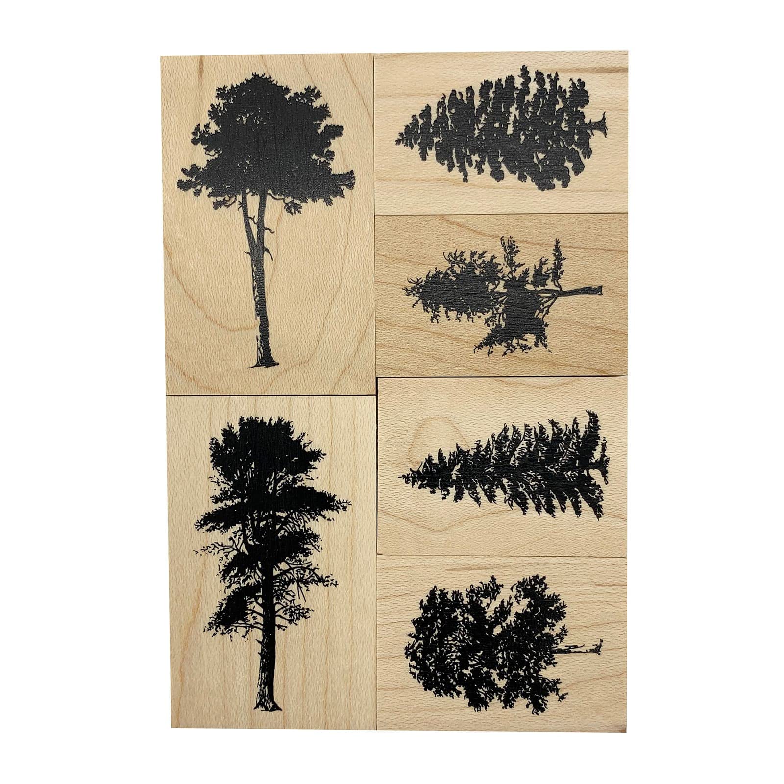 Amazon.com: Trees Wood Stamp Set by Recollections™ : Arts, Crafts & Sewing