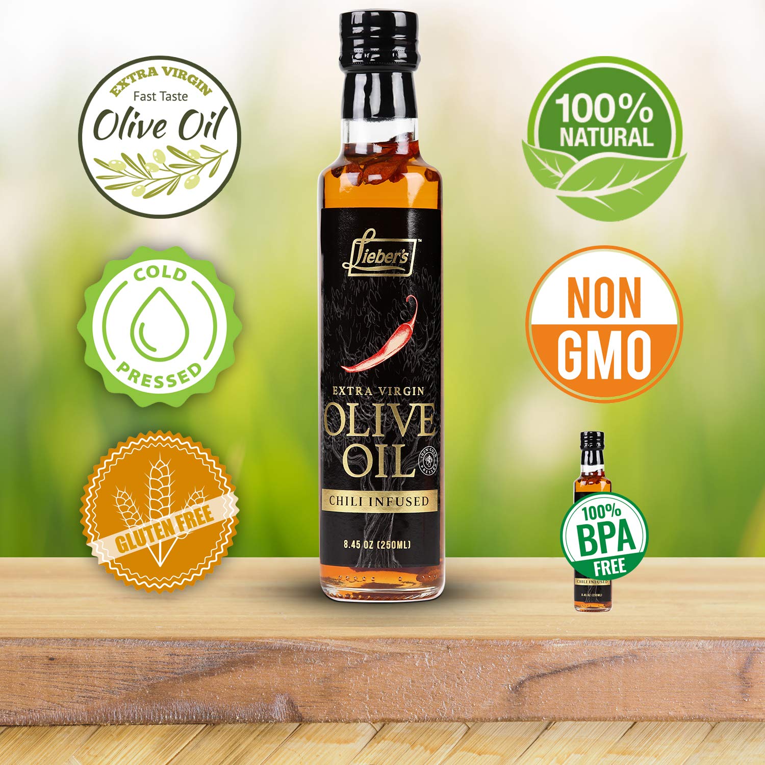Snapklik.com : Liebers Chili Infused Extra Virgin Olive Oil Premium Low ...