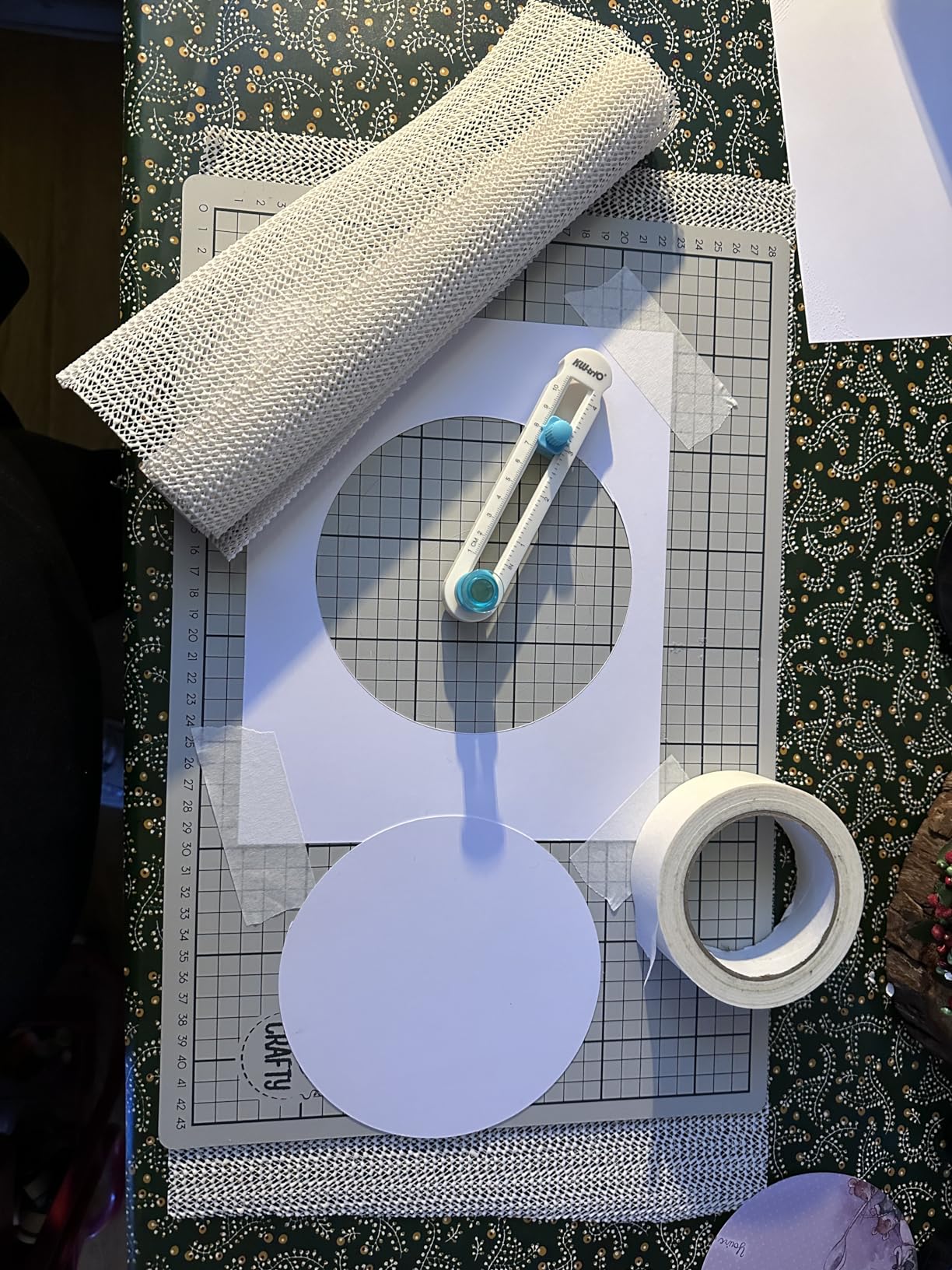 Portable Circle Cutter Changeable Circular Paper Trimmer Knife with ...