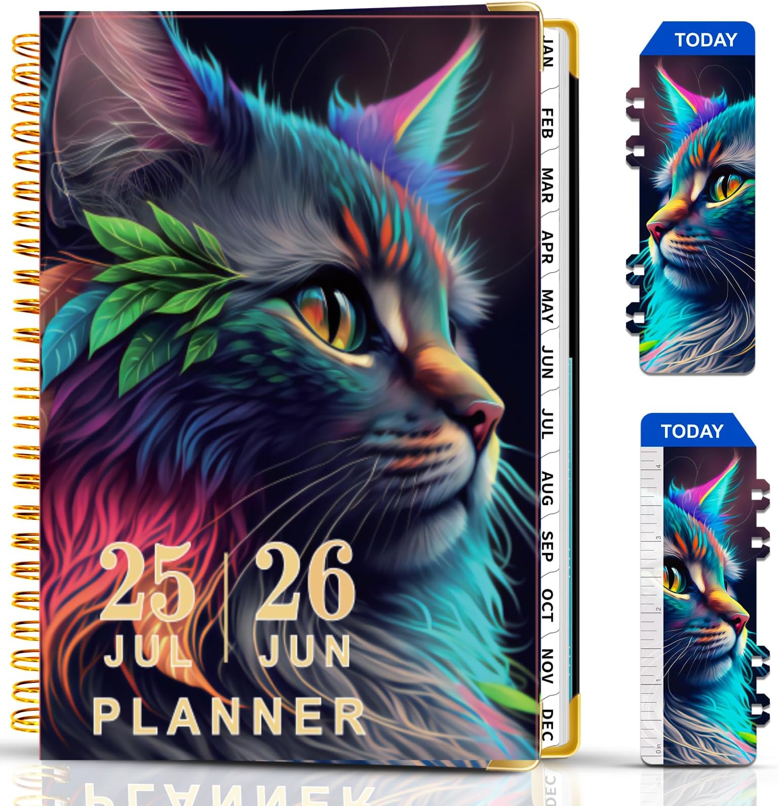 2025-2026 Weekly Planner from July 2025 - June 2026, 6.3" X 8.5 ...