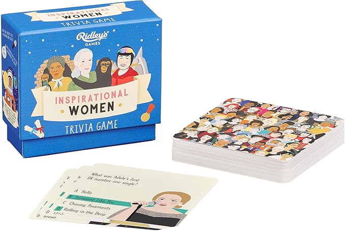 Amazon.com: Ridley’s Inspirational Women Trivia Card Game – Quiz Game ...