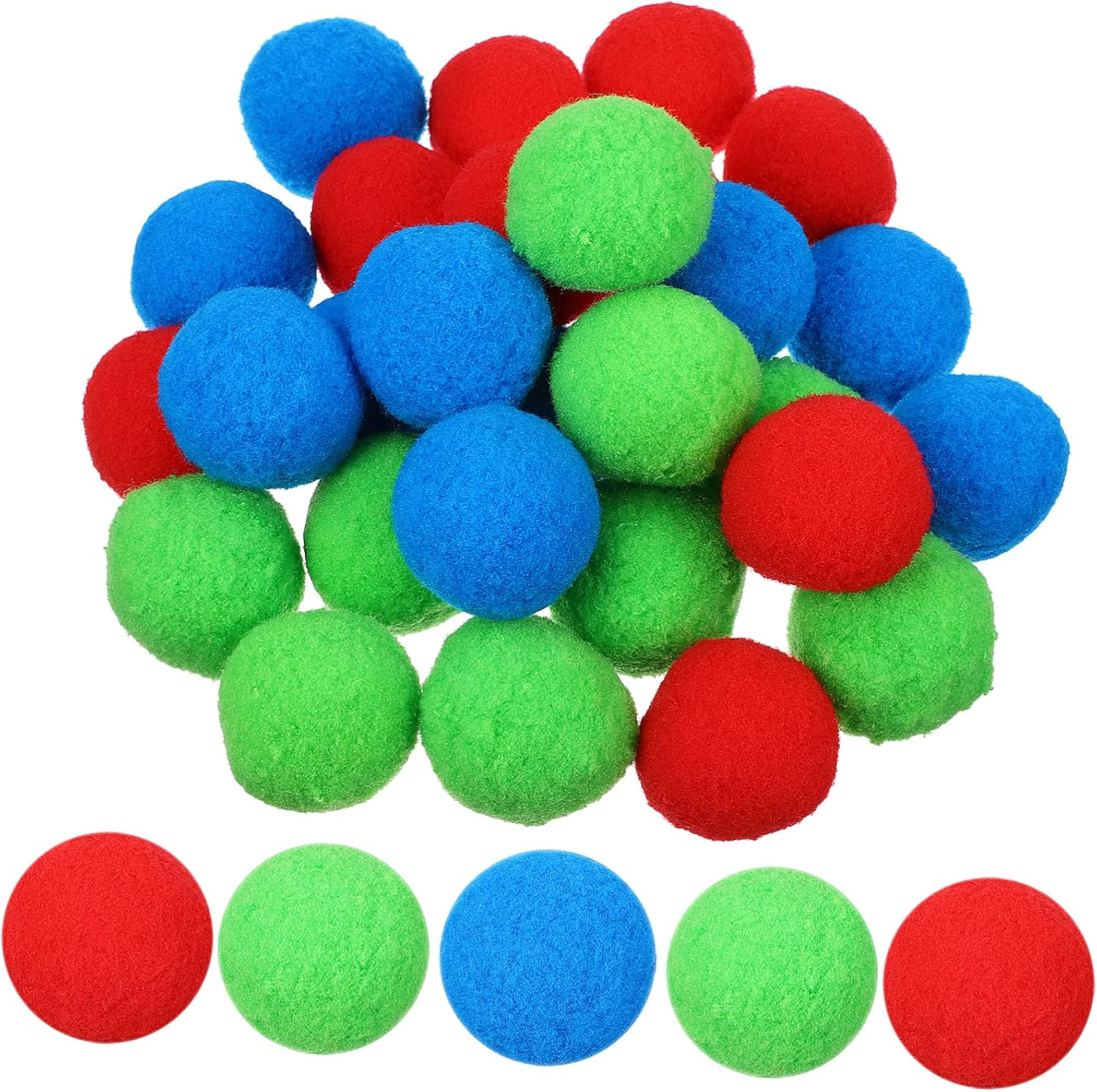 Amazon | Vaguelly 50個 綿の球 水のおもちゃ まとめておもちゃ プールウォーターボール 裏庭のゲーム 吸収ボールのおもちゃ 柔らかい綿の再利用可能な水風船 スプラッシュソー ...