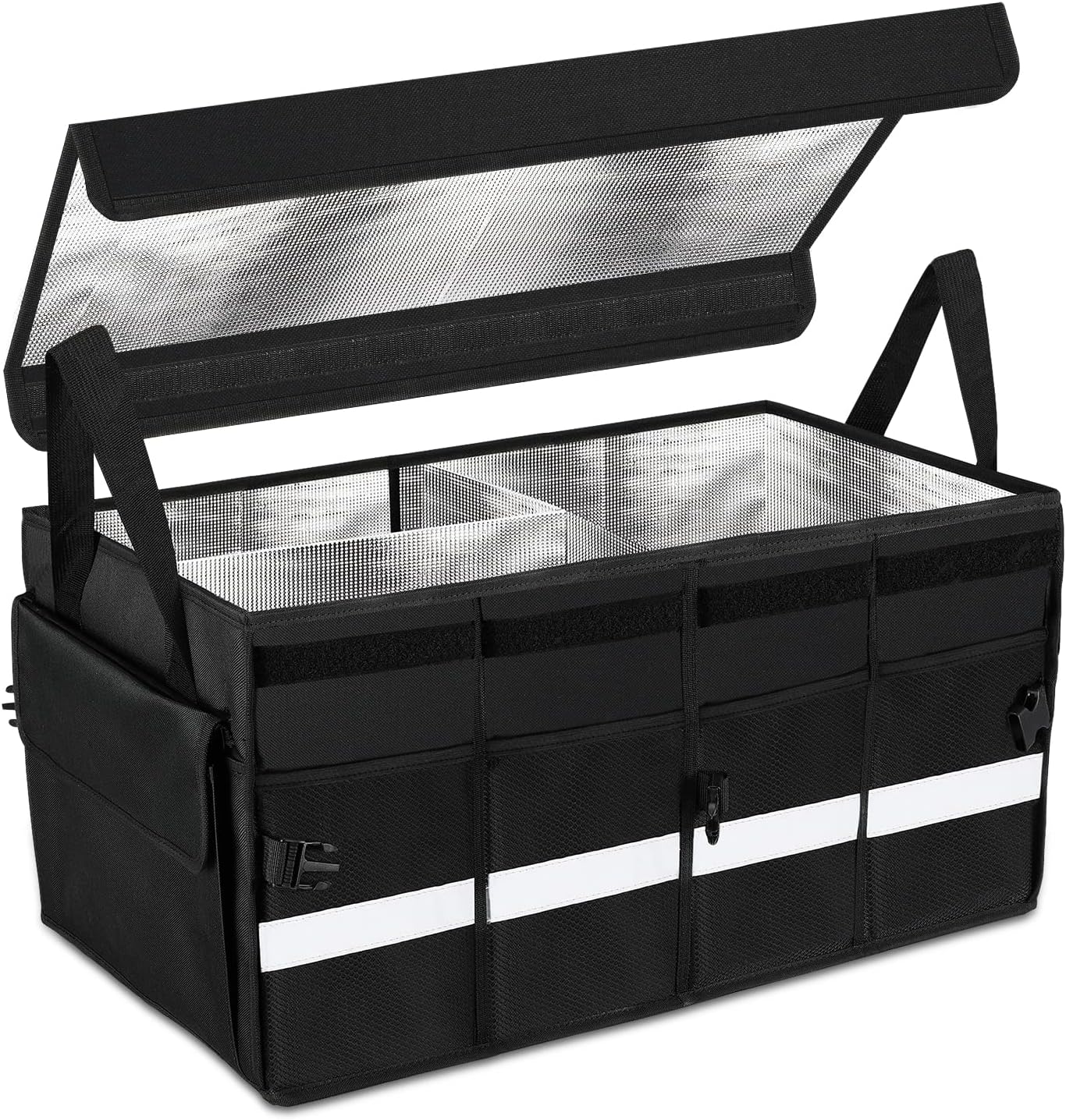 Familybox Car boot organiser, trunk bag with lid, waterproof and ...