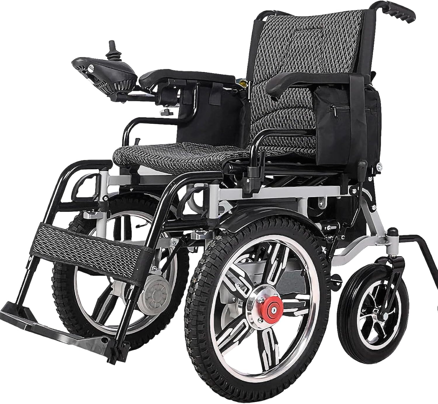 Amazon.com: SOENDRK All Terrain Foldable Electric Wheelchairs for ...