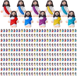Amazon.com: Bememo 300 Pcs Little Jesus Figures Bulk Original Design ...