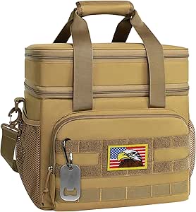 TACTICISM 25L Double Deck Lunch Box for Men - Tactical MOllE Lunch Bag ...