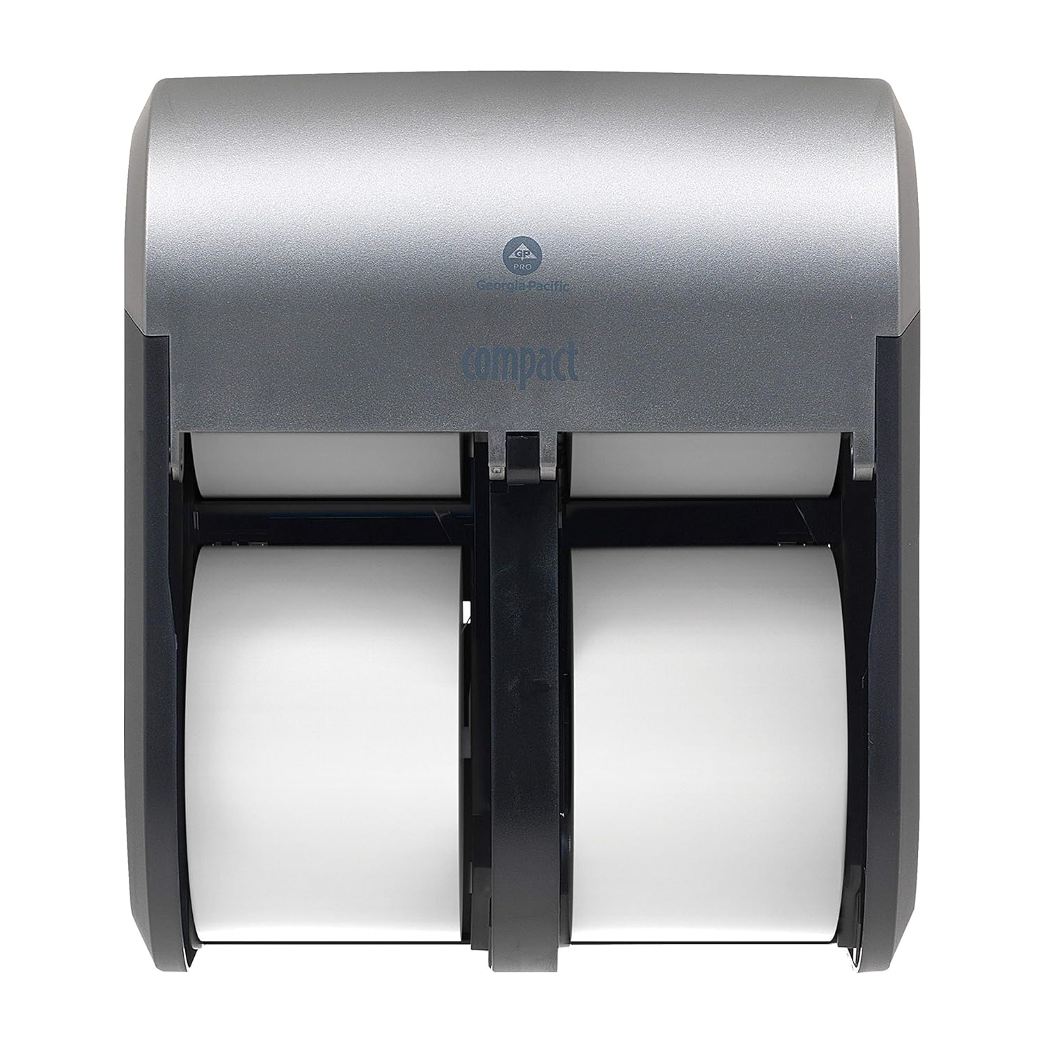 Compact 4 Roll Quad Coreless High Capacity Toilet Paper Dispenser By GP