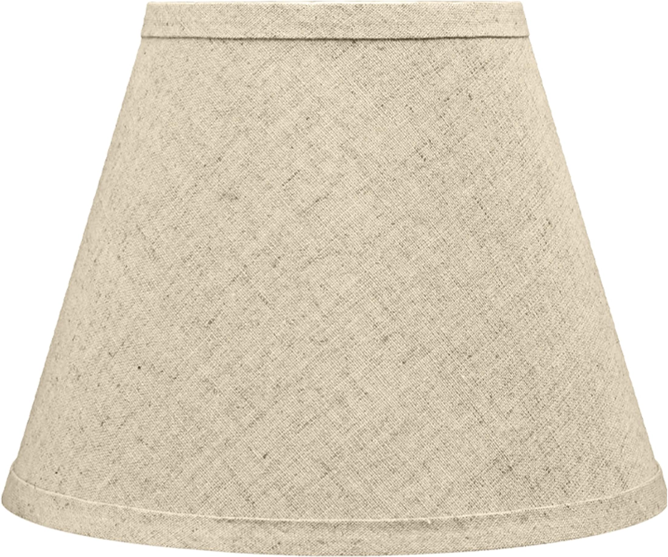 Upgradelights Beige Linen 8 Inch Uno Lamp Shade Replacement - Amazon.com