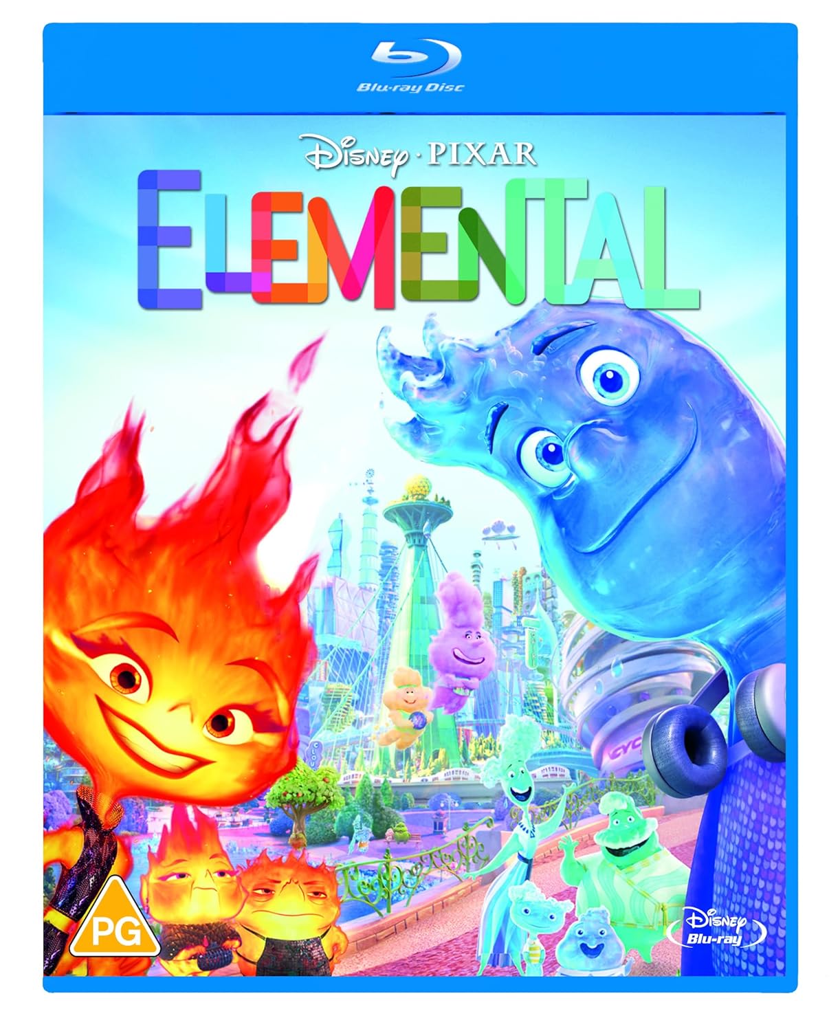 Disney Pixar's Elemental [Blu-ray] [Region Free]: Amazon.it: Mamoudou ...