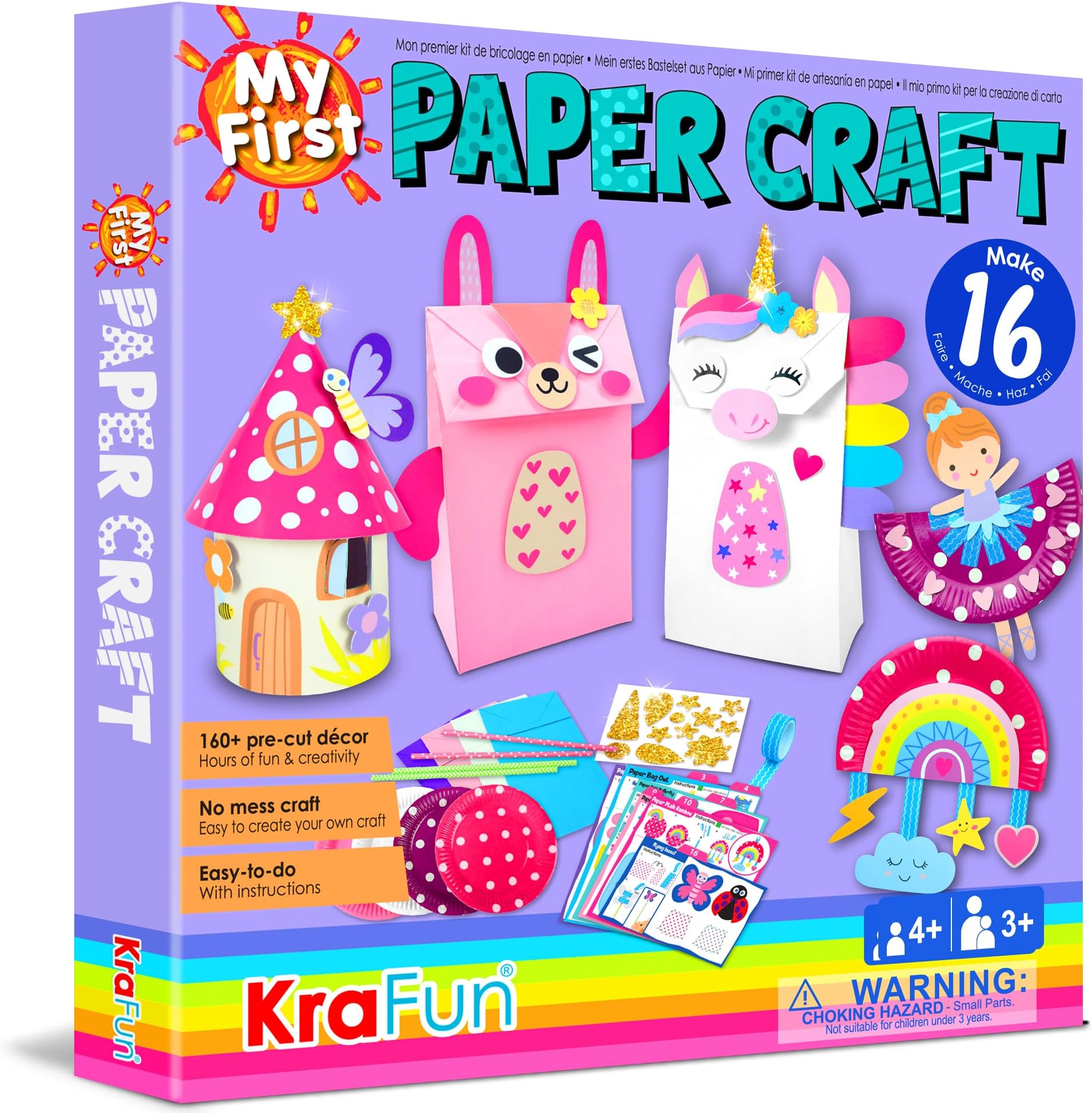 Arts and Crafts Supplies for Kids - 1600+Pcs Craft Kits for Kids - DIY ...