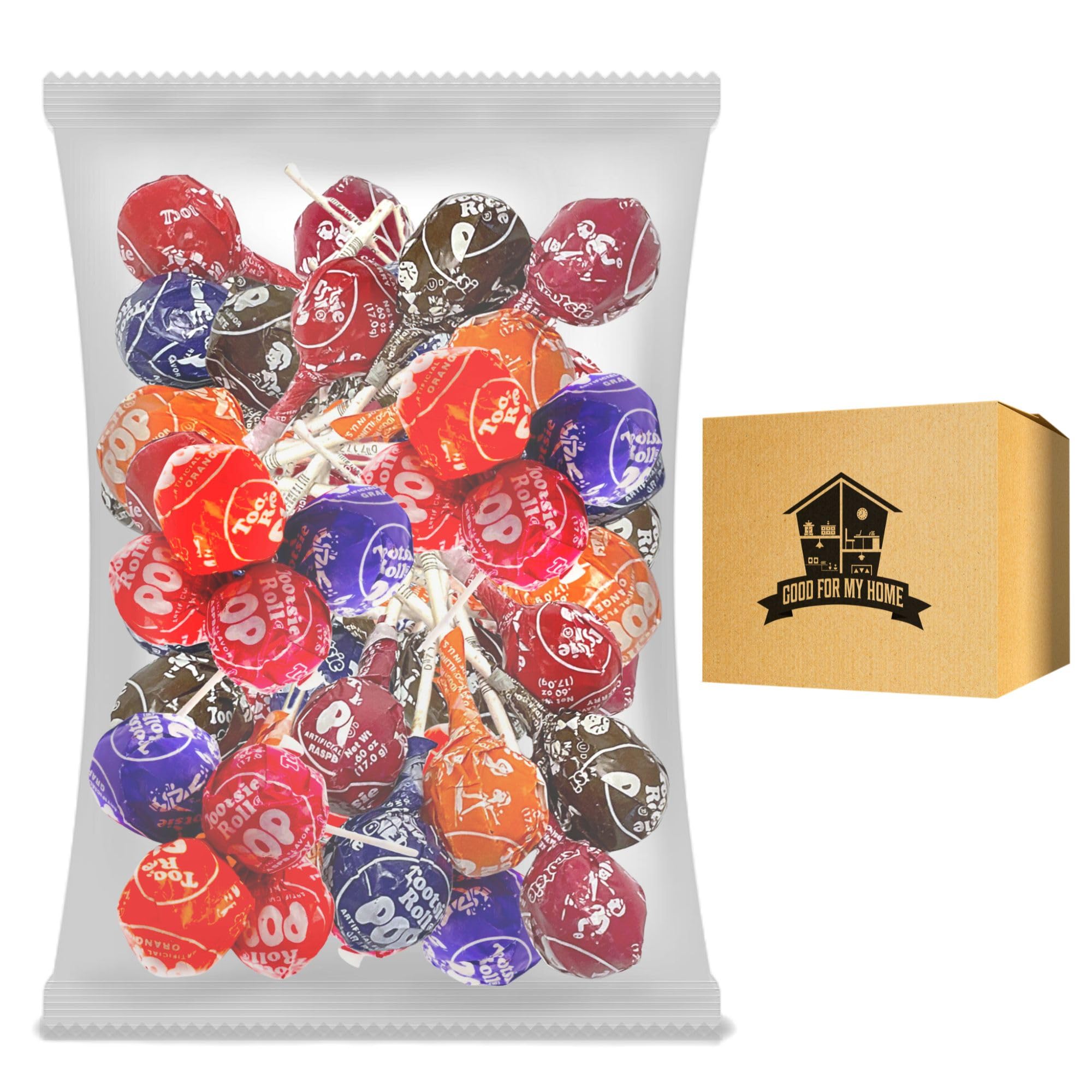 Amazon.com : Assorted Fruit Candy Lollipops Bundle. Includes One Pack ...