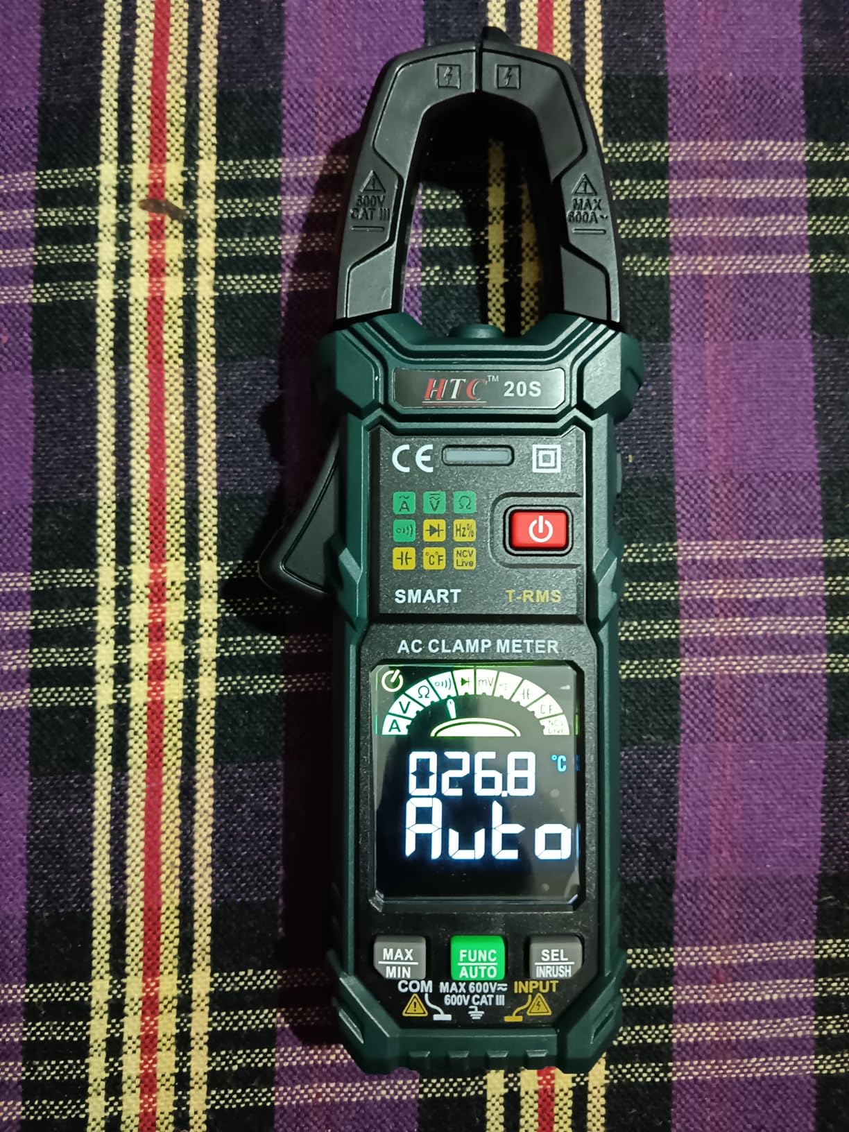 Hazari HTC Instrument 20S 600A AC Smart Clamp Meter (T-RMS) With ...