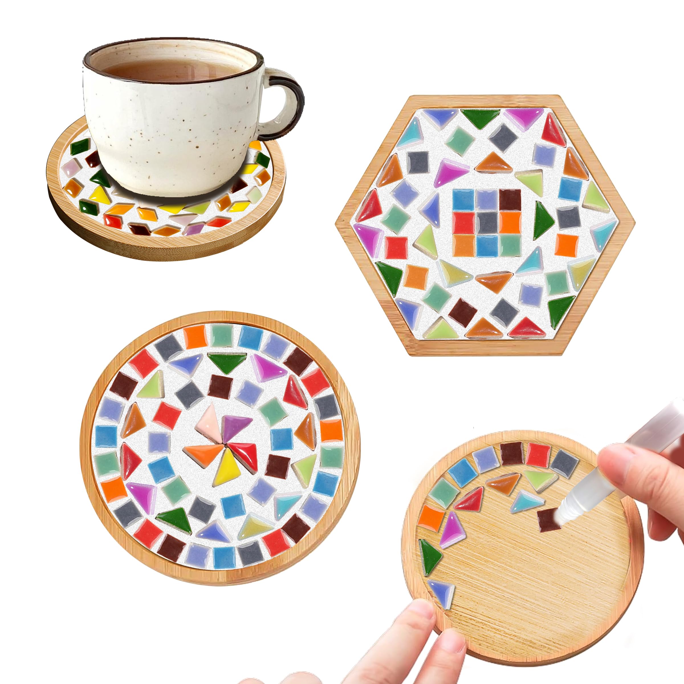 Diy Tile Art Mosaic Tile DIY Kit, Craft Tiles For Art Jamming | Art