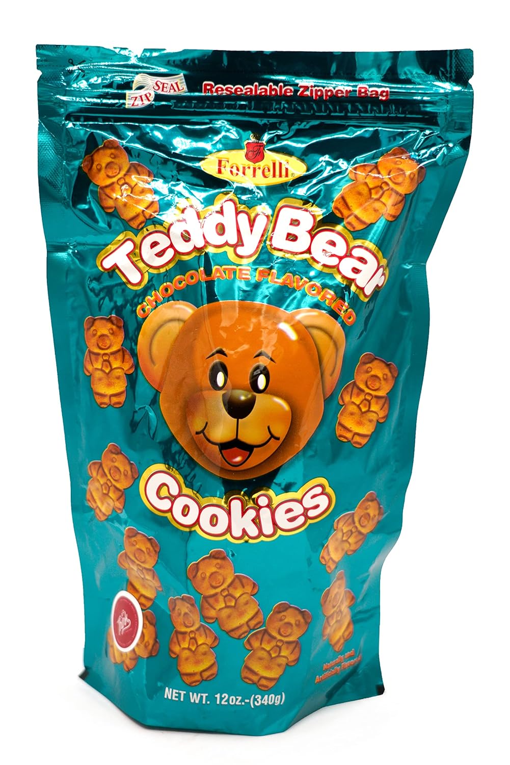 Amazon.com: 12 oz Forelli Chocolate Teddy Bear Crackers, Teddy Bear ...