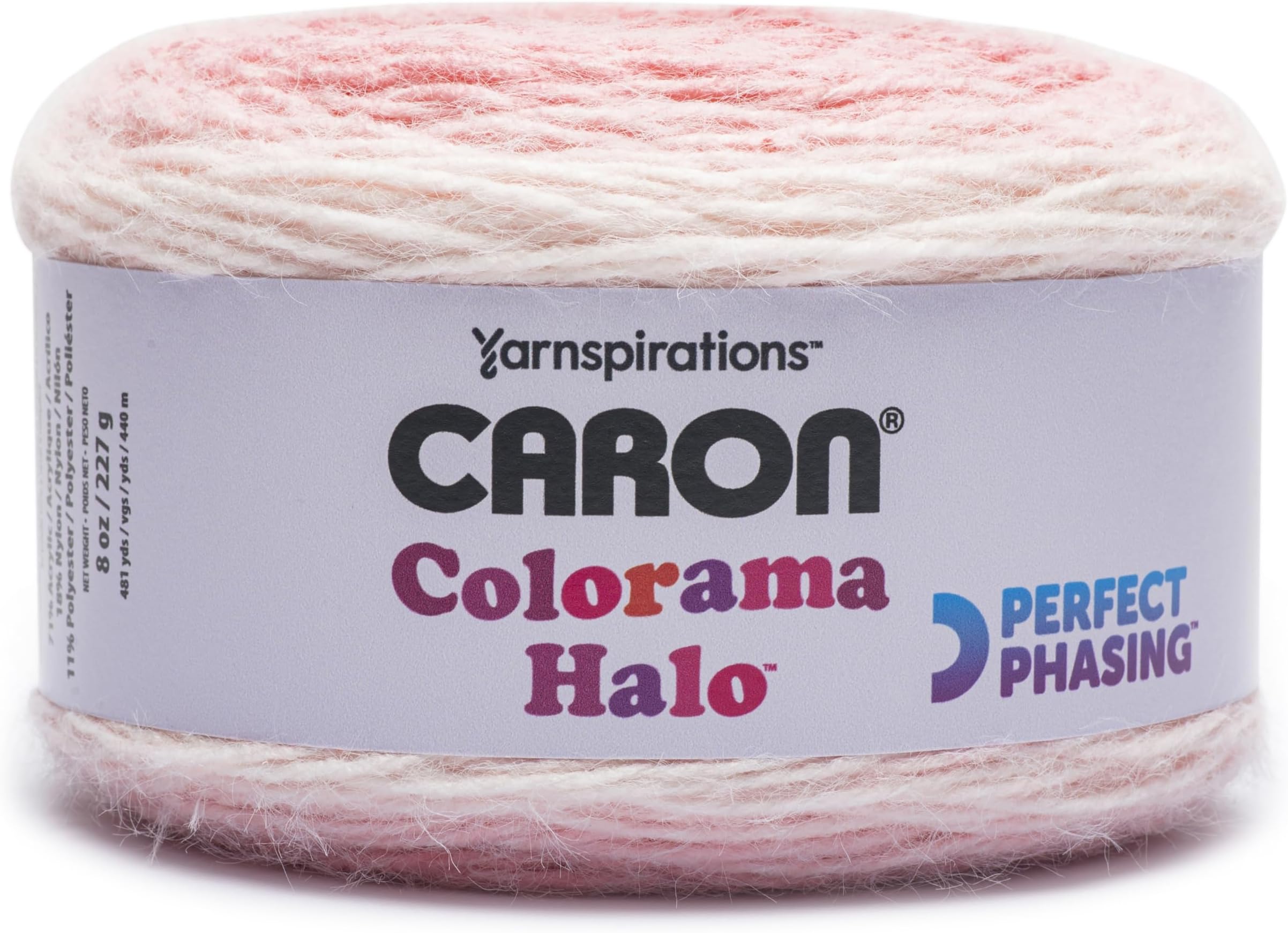 Amazon.com: Caron Colorama Halo Yarn-Rose Frost