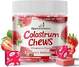 Amazon.com: Bovine Colostrum Soft Chews Supplement with probiotics for ...