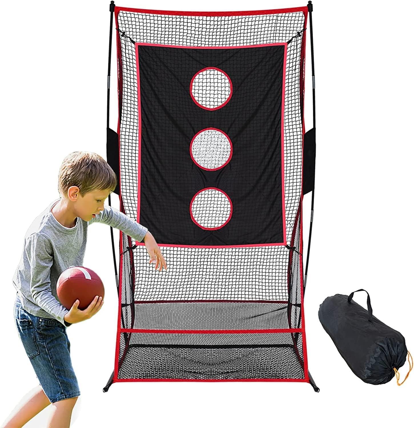 Amazon.com : HIGOOD Football Kicking Net, Football Net, Football Nets ...