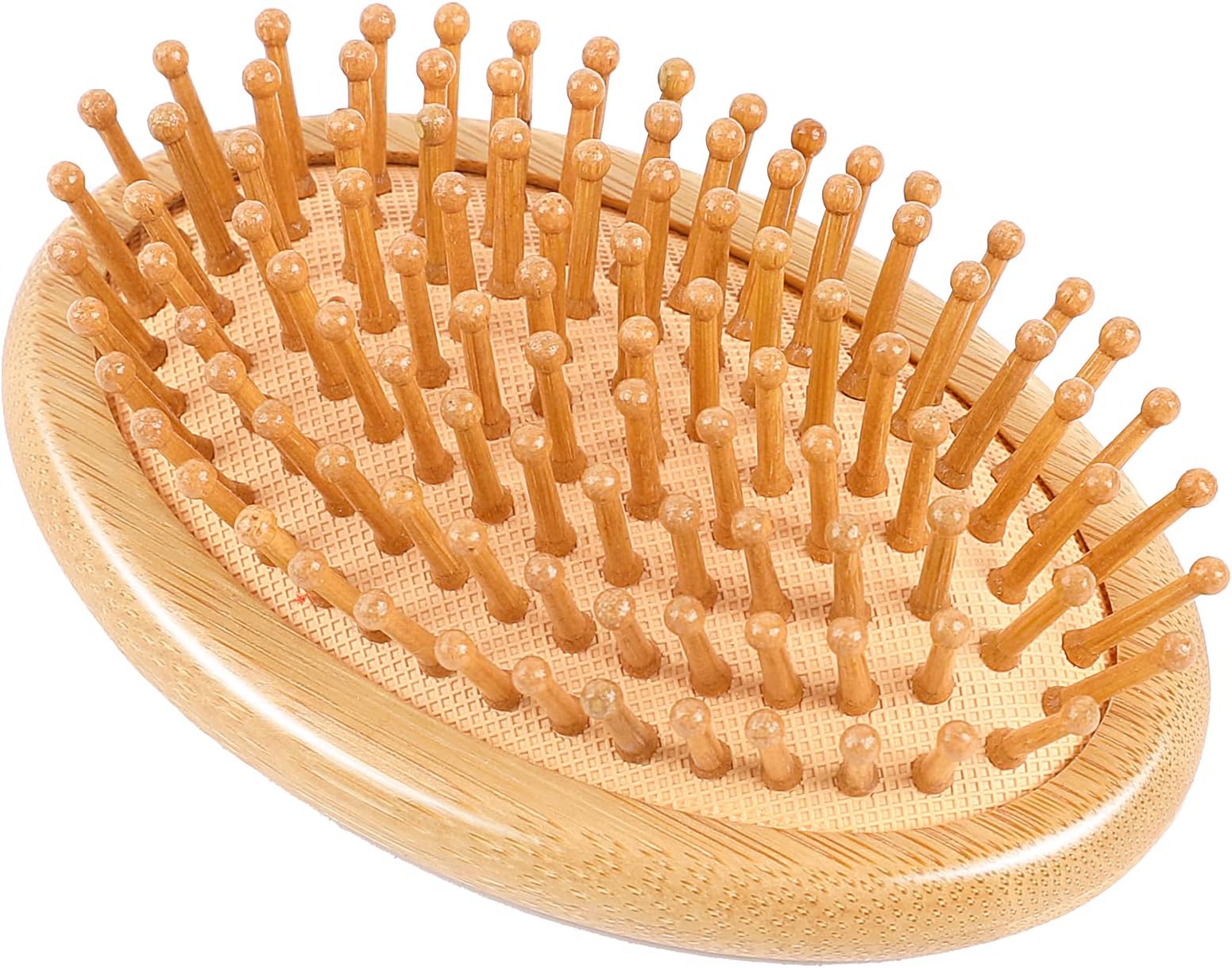 Amazon.com: Bamboo Brush for Hair Growth, Natural Wooden Scalp Brush ...