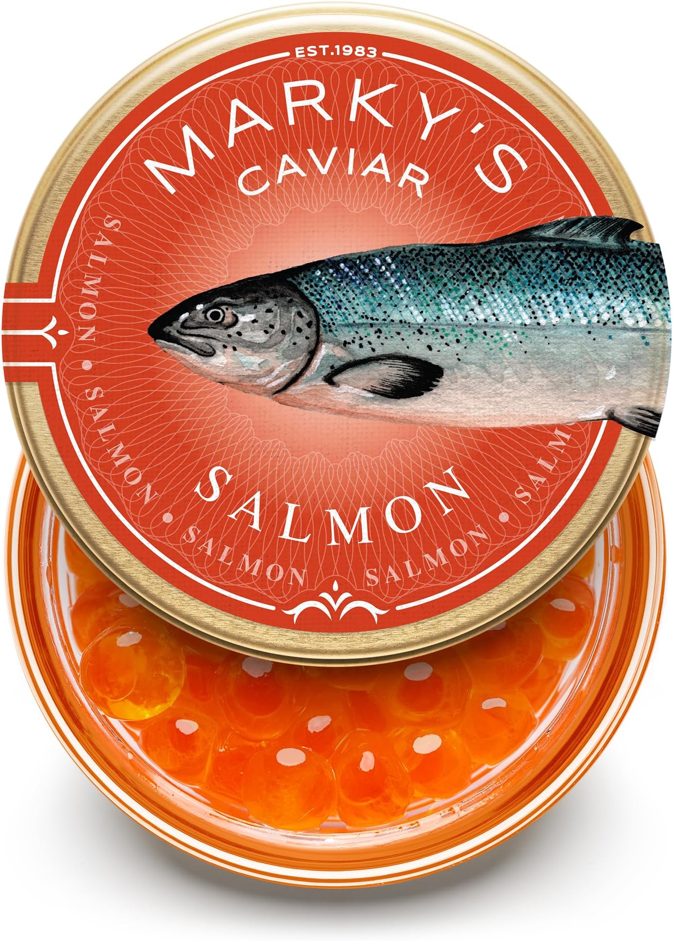Amazon.com: Red Caviar Salmon Roe 2 PACK, 17.6 oz. Each (Total 1 Kg ...