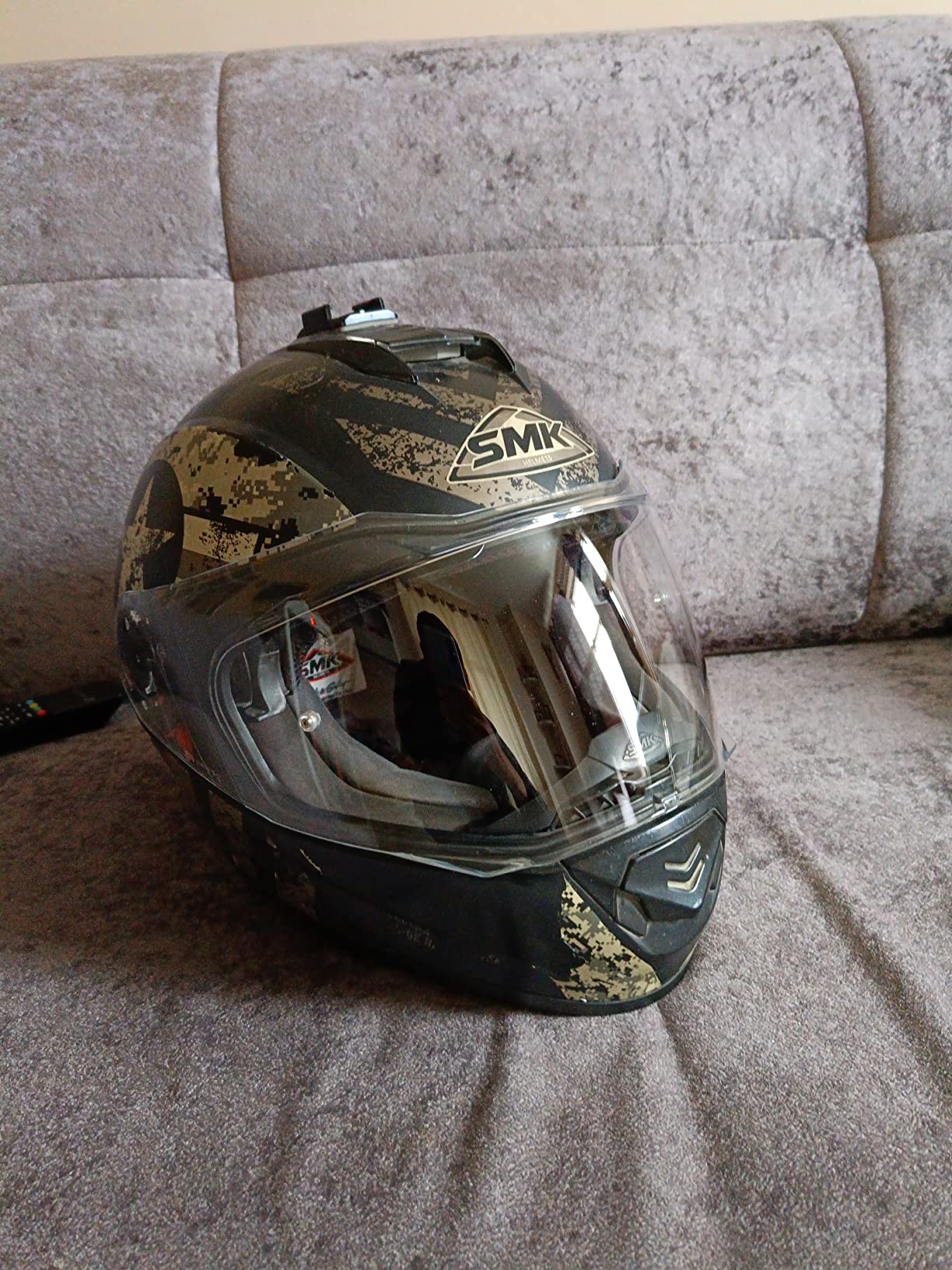 SMK Helmets - Visor - Front Clear Transparent Pinlock 30 Ready Visor ...