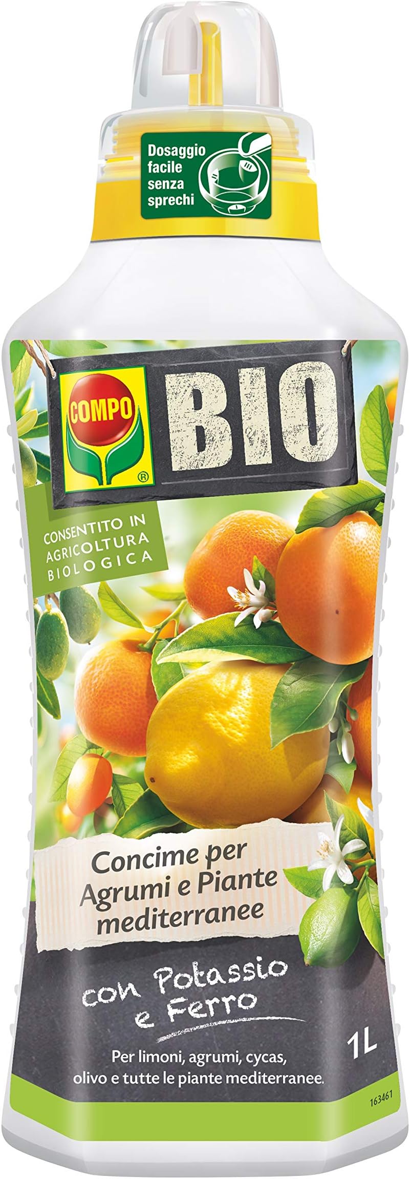 COMPO BIO Concime Liquido per Agrumi e Piante Mediterranee, Con ...