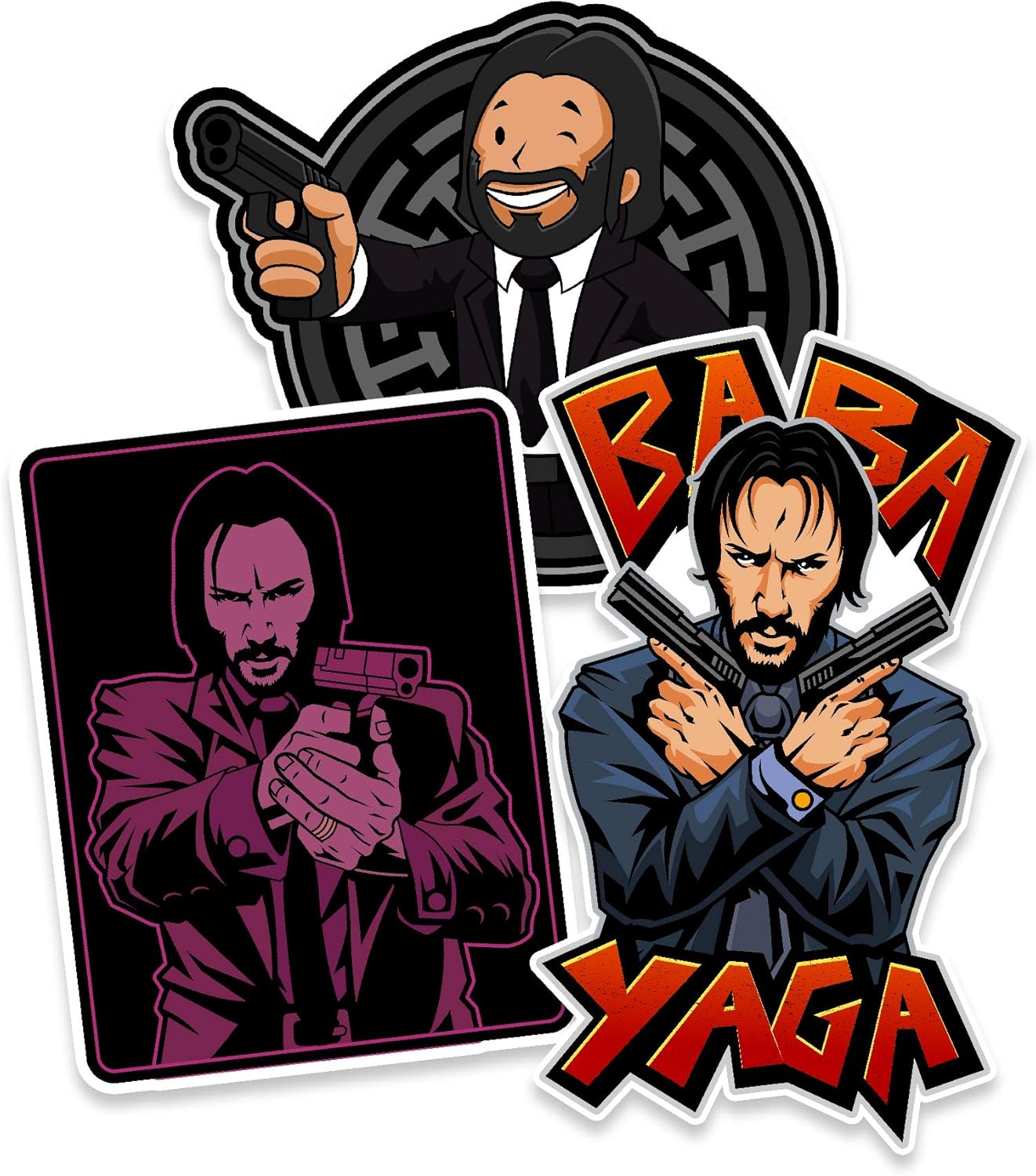 Amazon.com: NEO Tactical John Wick Baba Yaga Die Cut Vinly Decal ...