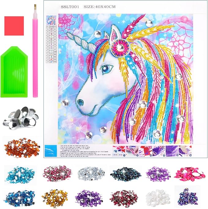 Amazon.com: Arts and Crafts Sets for Kids Ages 6-8-10-12 , Unicorn ...