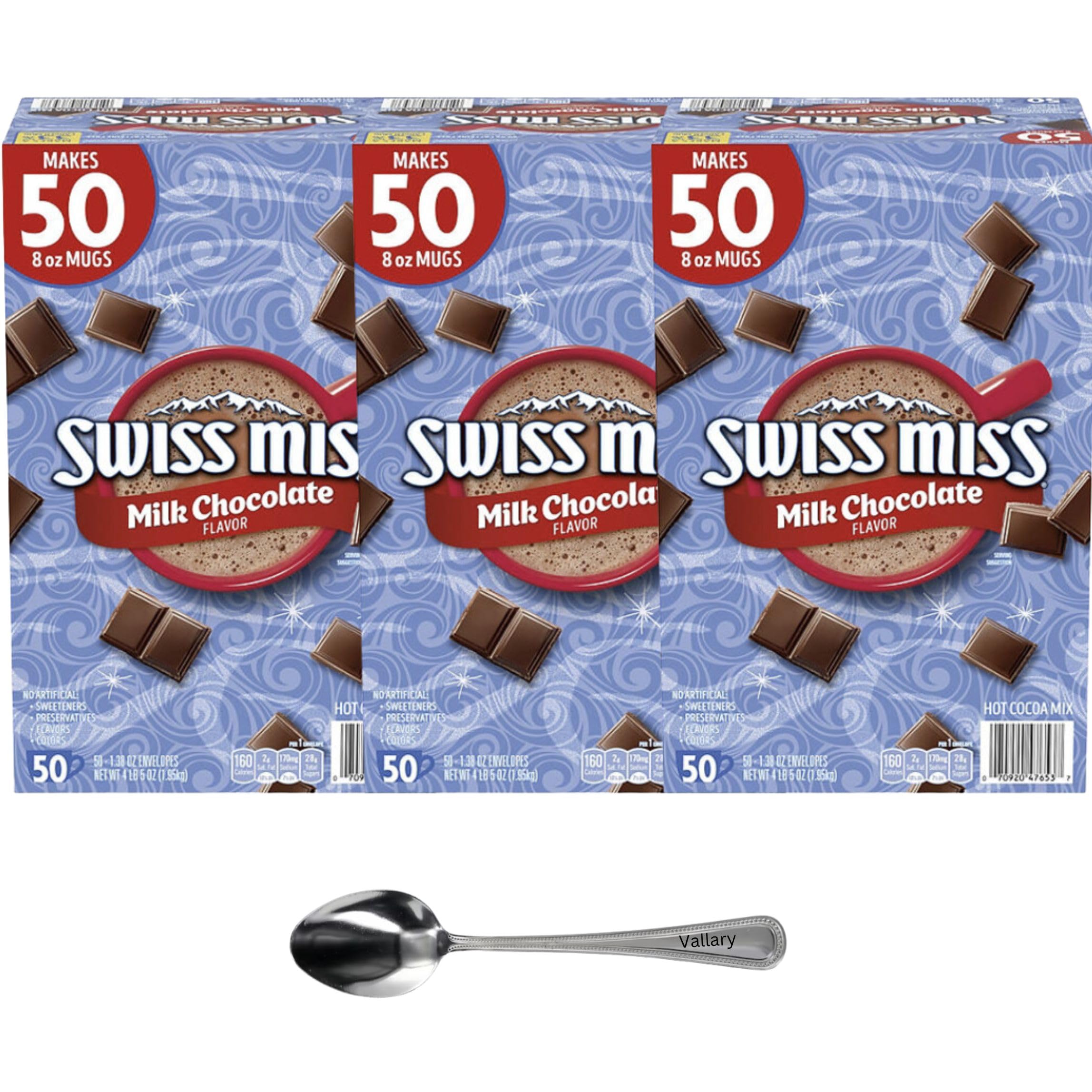 Amazon.com : Swiss Miss Hot Chocolate Packets, Hot Chocolate Mix, Milk ...