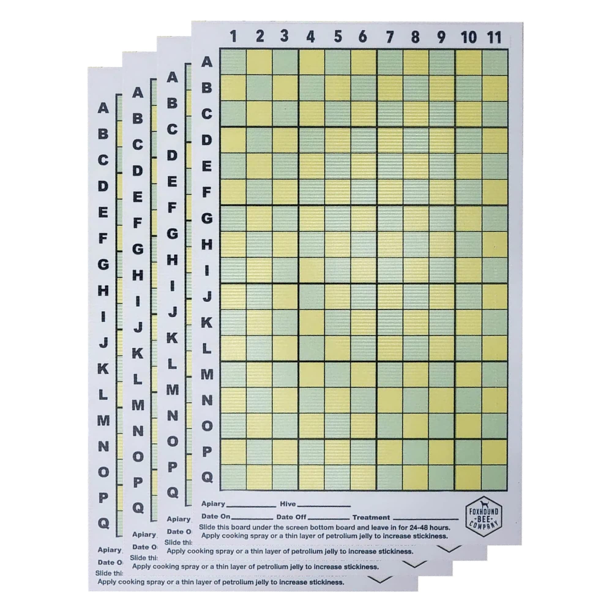 Amazon.com : Varroa Mite Counting Board for Monitoring Mite Drop or ...